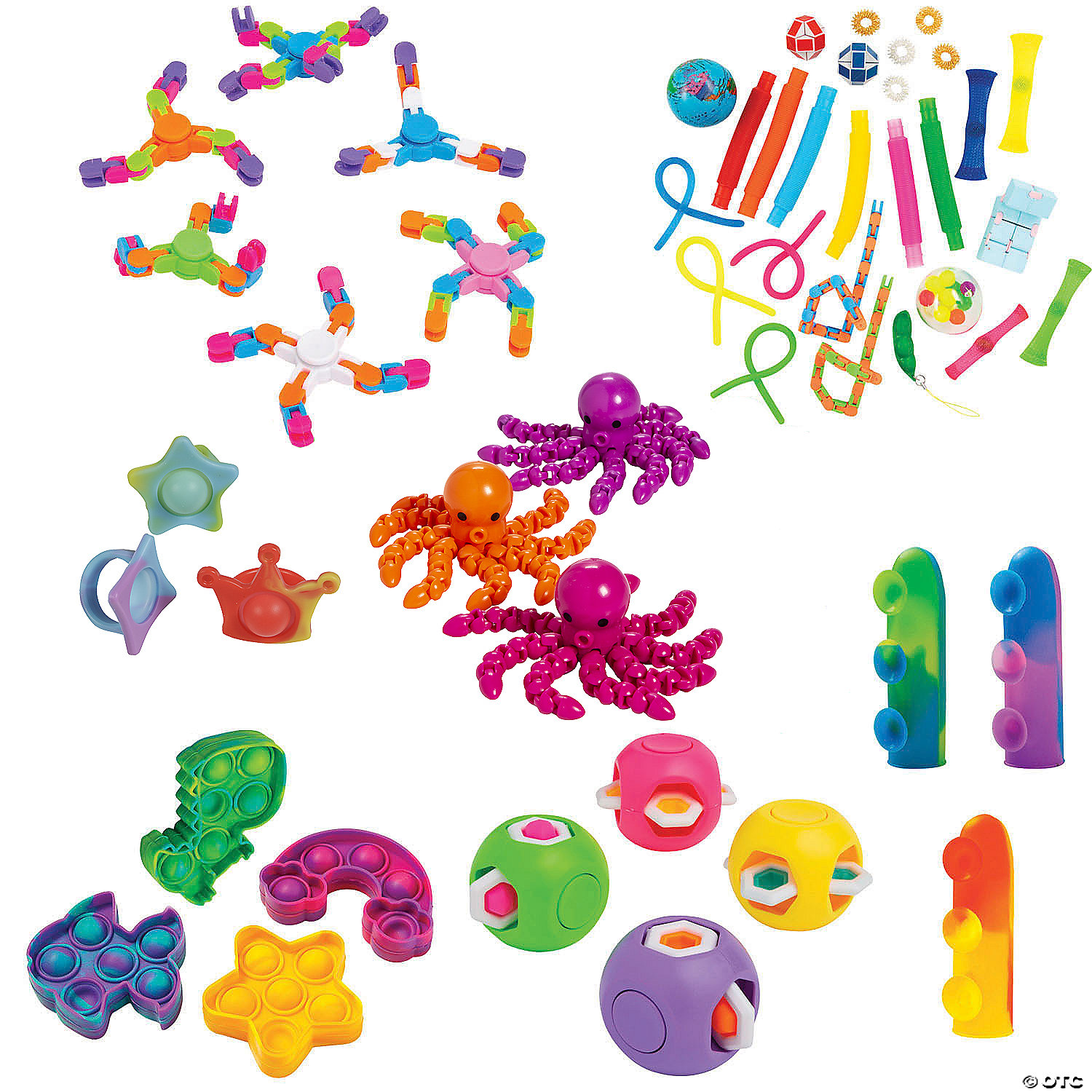 Mega Deluxe Bulk 300 Pc. Fidget Toy Assortment | Oriental Trading