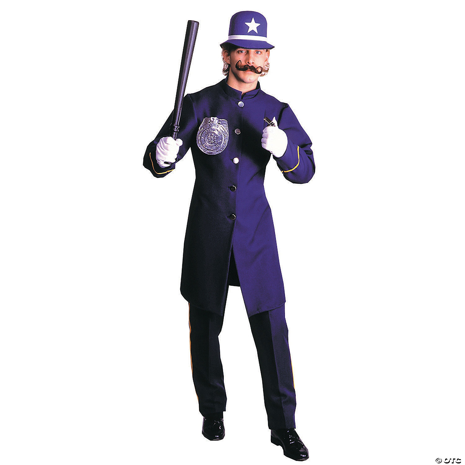 Men's Blue Keystone Cop Costume | Morris Costumes