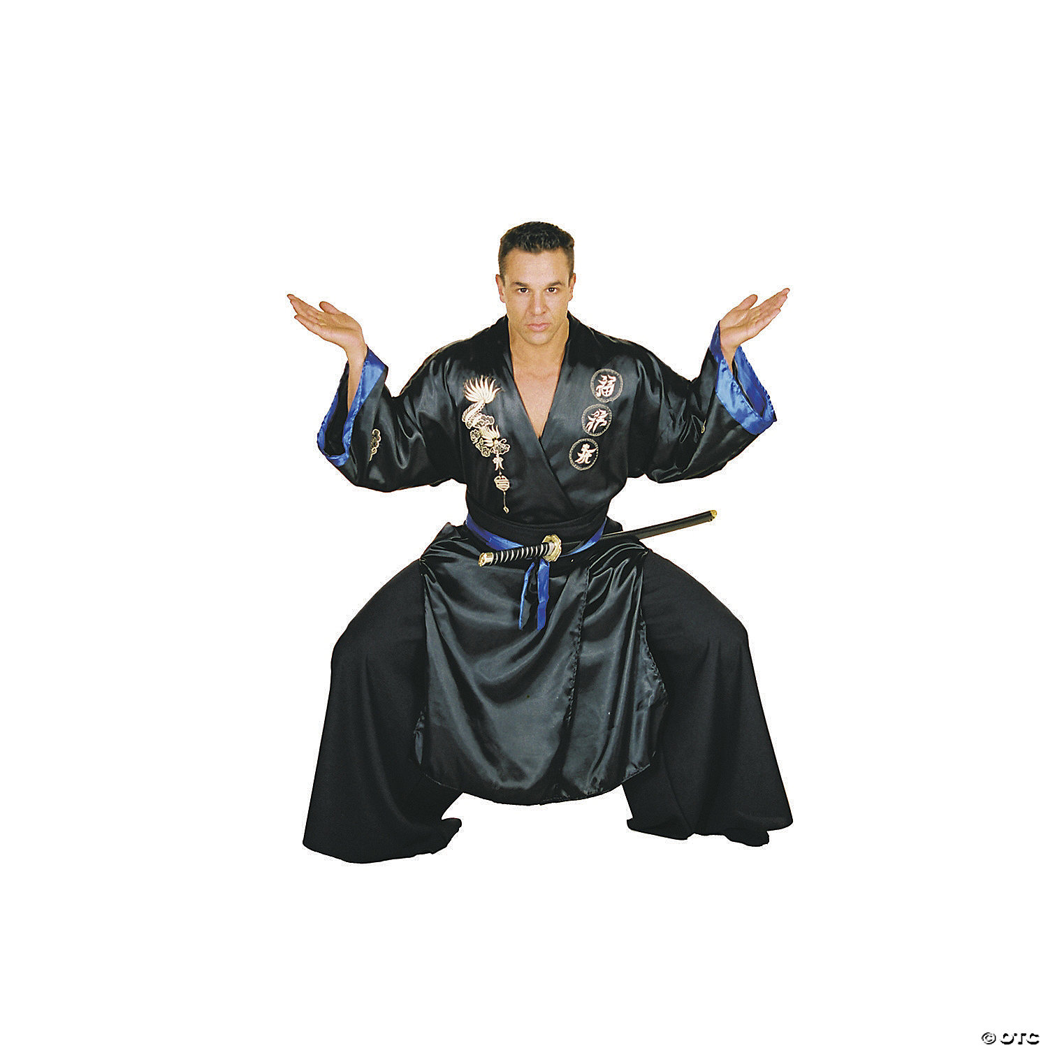 Men's Samurai Black Costume | Morris Costumes
