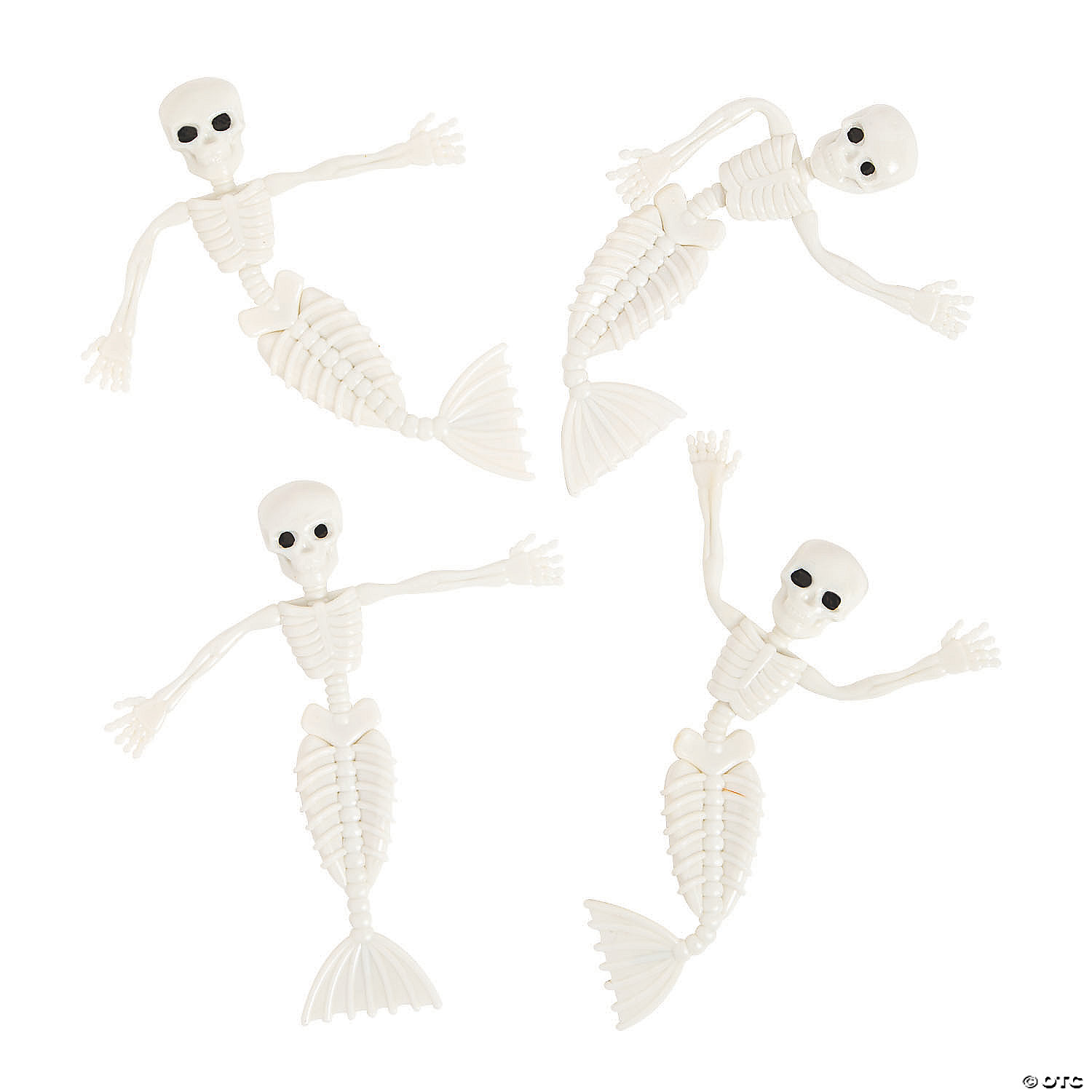 Mermaid Skeleton Bendables - 24 Pc. - Discontinued