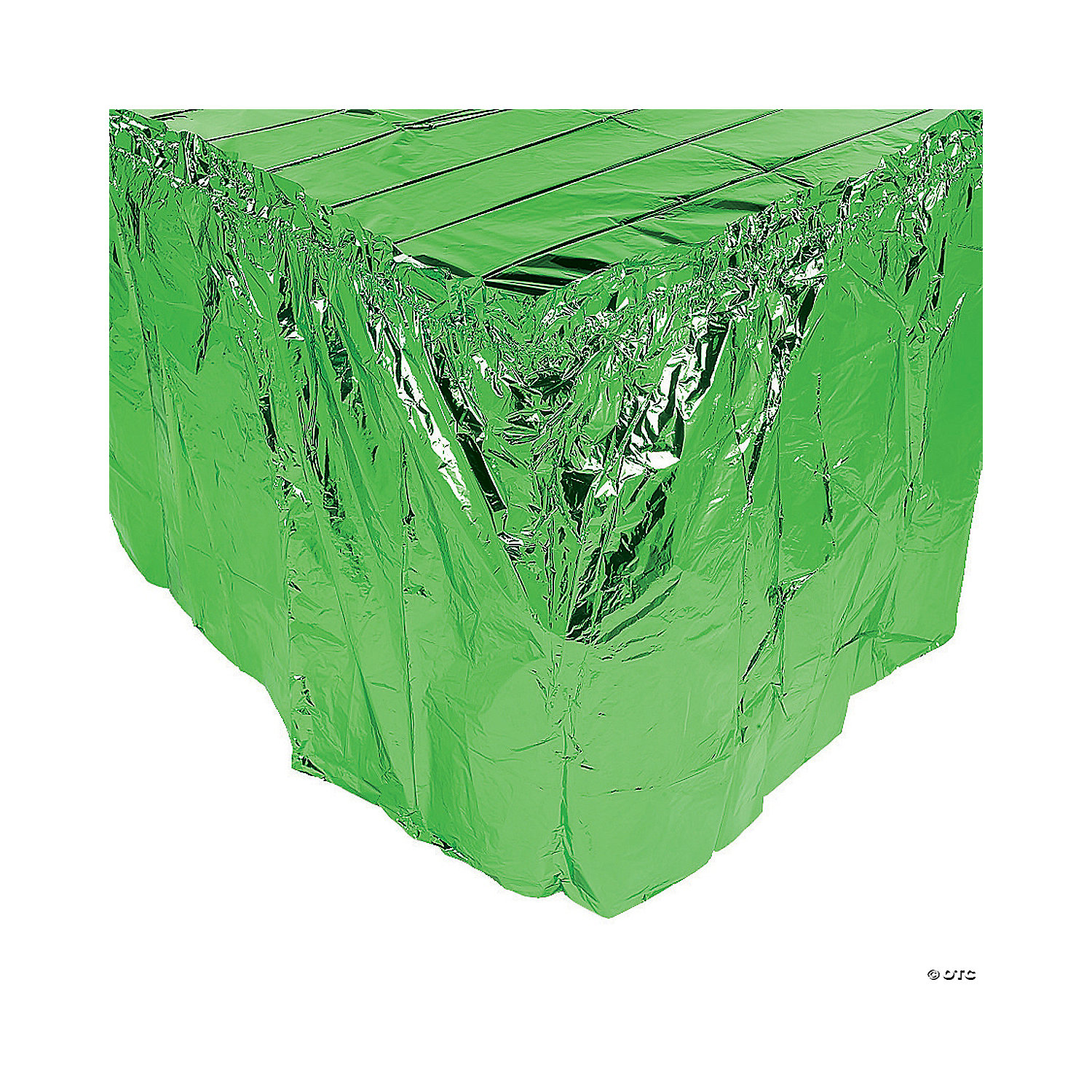 Metallic Table Skirts - Green | Fun Express