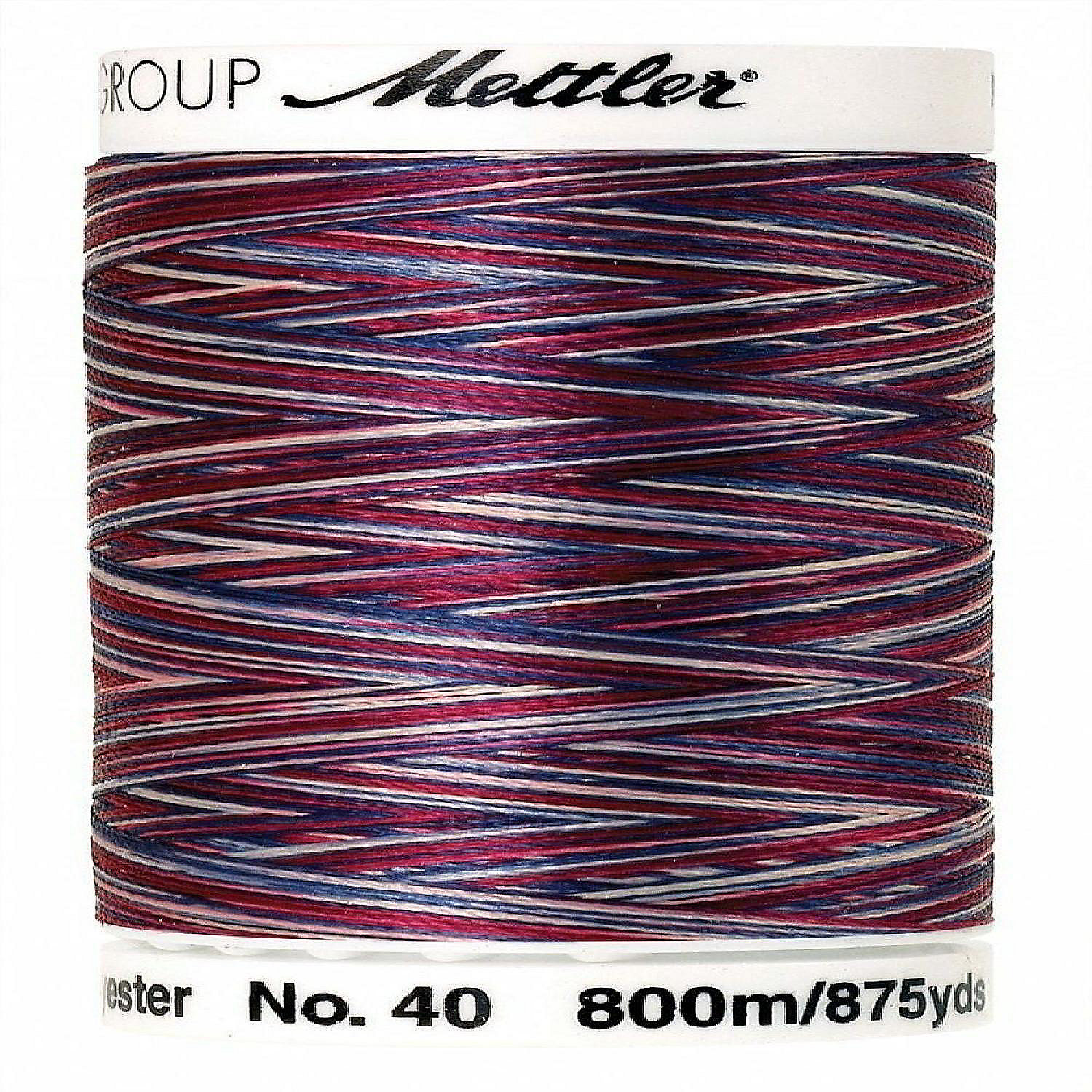 MettlerPoly Sheen Multi Polyester American Flag Thread 40wt 875yds ...