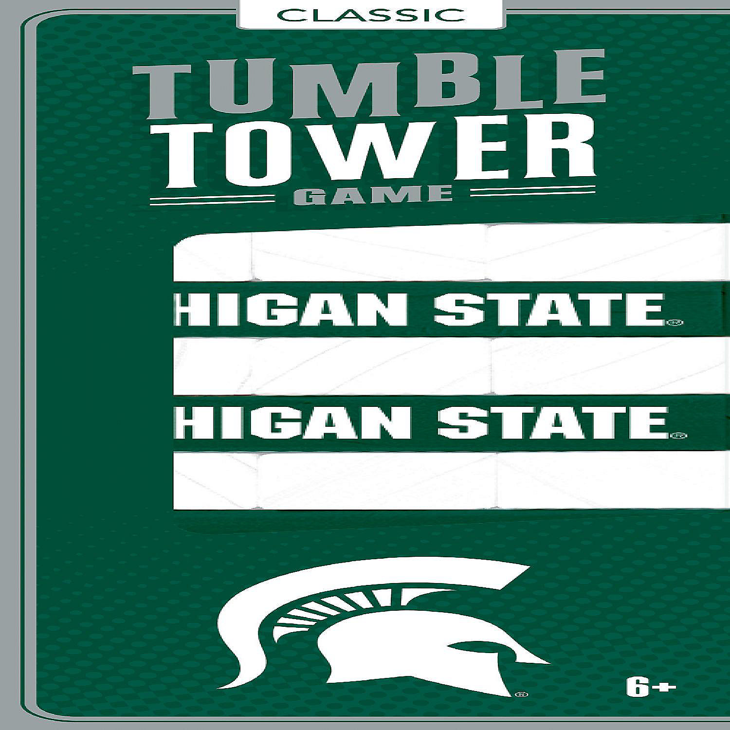 Michigan State Spartans Tumble Tower | Oriental Trading