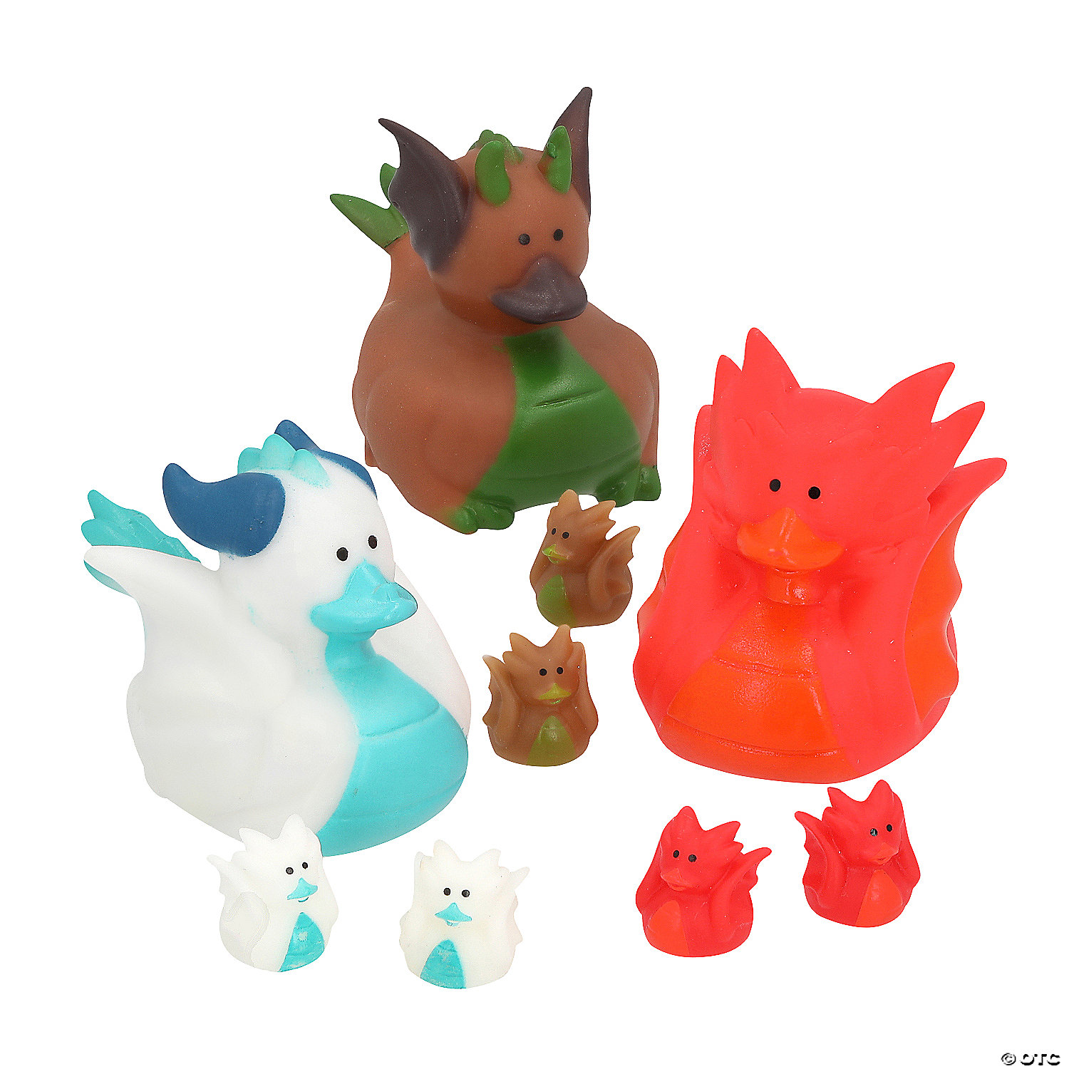 Micro & Regular Dragon Rubber Duck Assortment | Fun Express