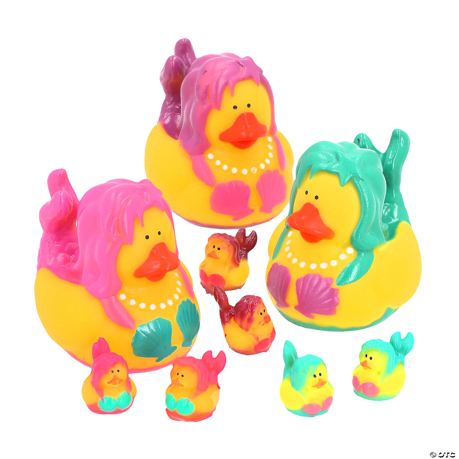 Micro & Regular Mermaid Rubber Duck Assortment