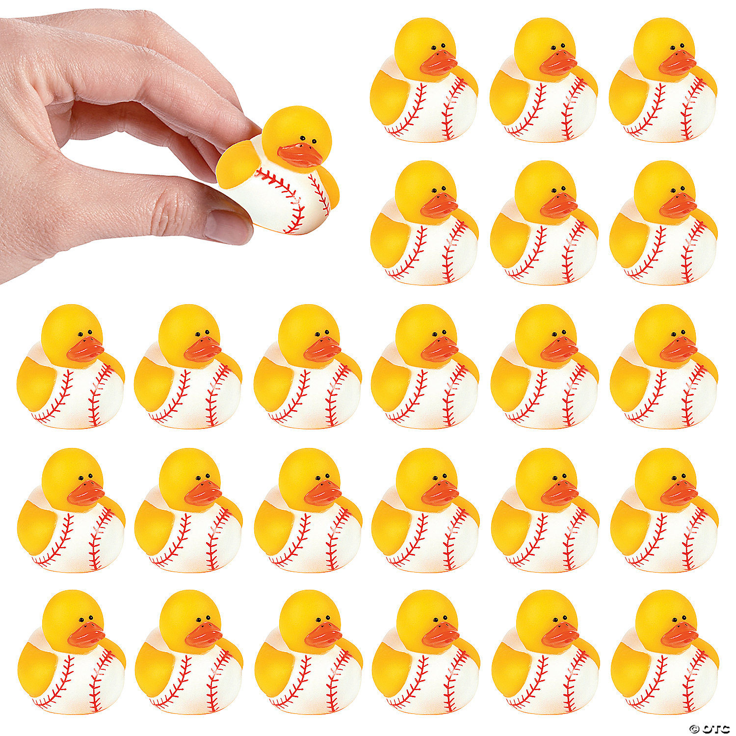 Mini Baseball-Themed Rubber Ducks | Fun Express