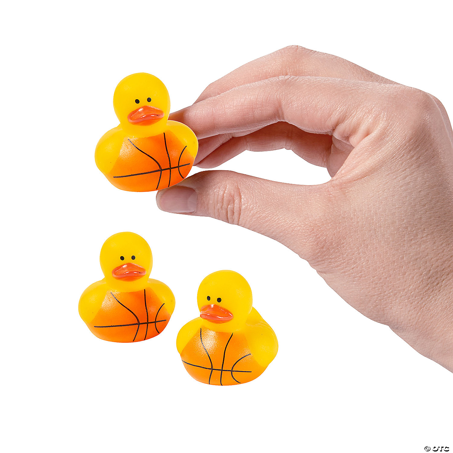 Mini Basketball-Themed Rubber Ducks