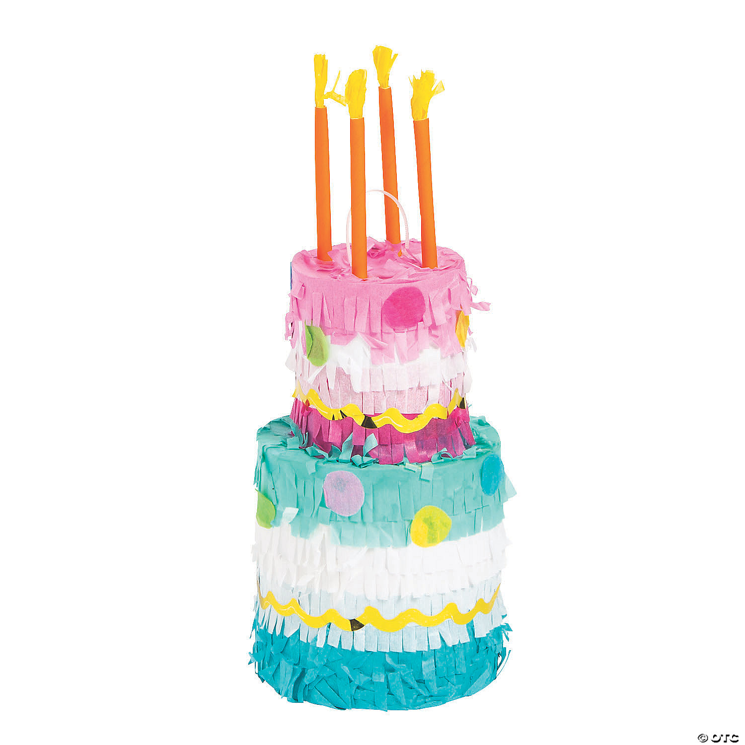 Mini Birthday Cake Piñata Decorations - 3 Pc. | Oriental Trading