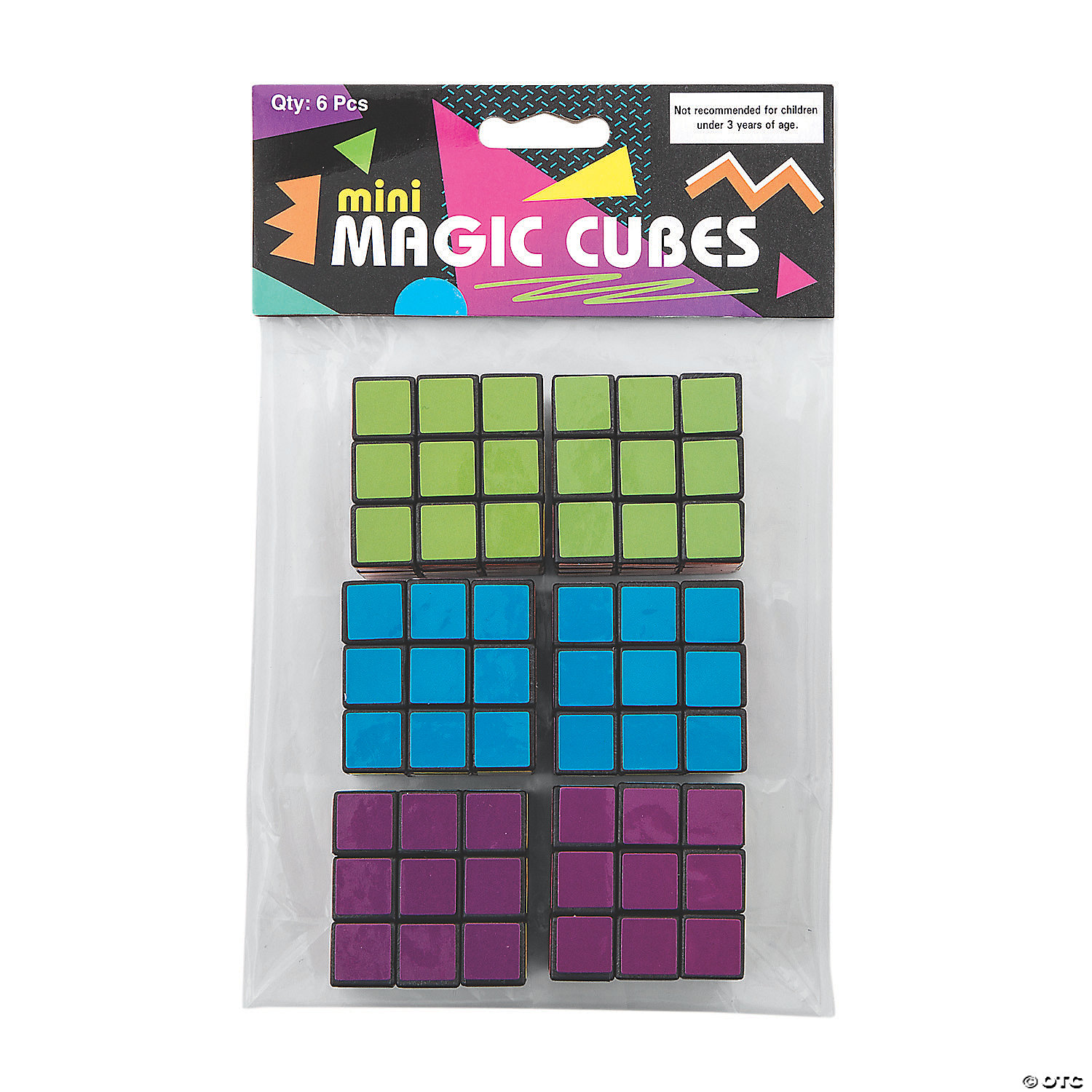 Mini Bright Puzzle Cubes | Fun Express