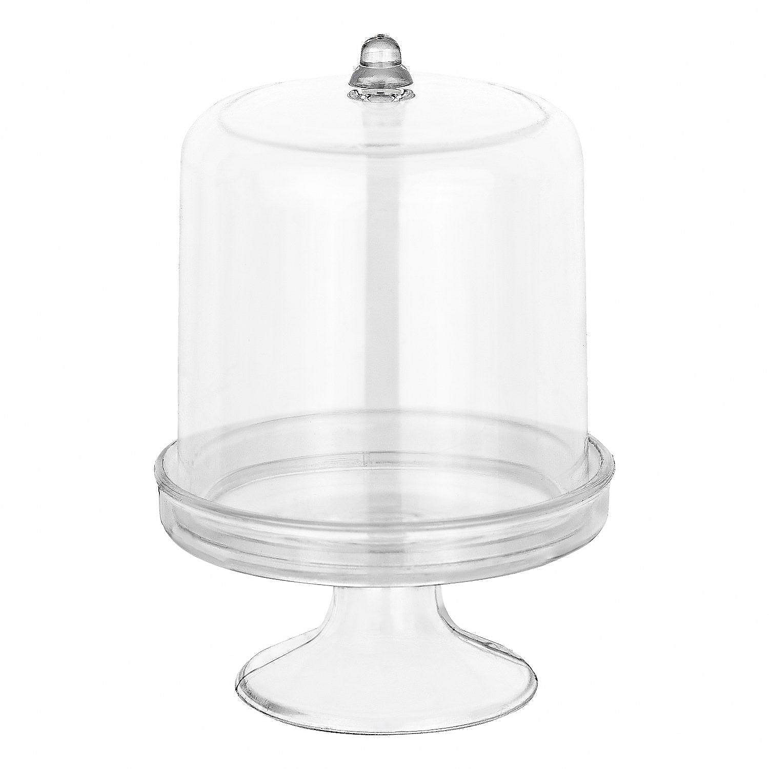 Mini Cake Dish Shaped Acrylic Candy Boxes 16 Pack 2.125"X3.5 ...