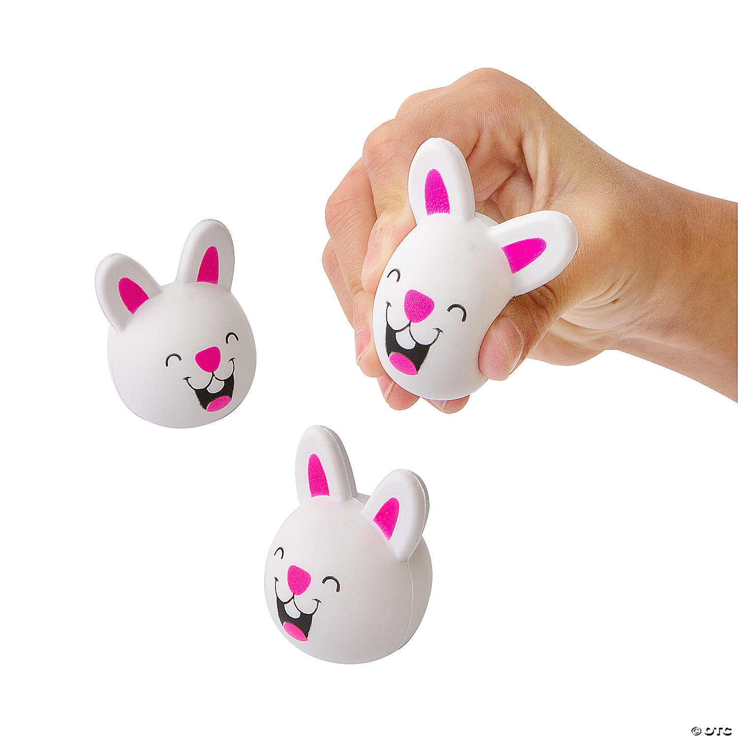 Mini Easter Bunny Character Stress Balls