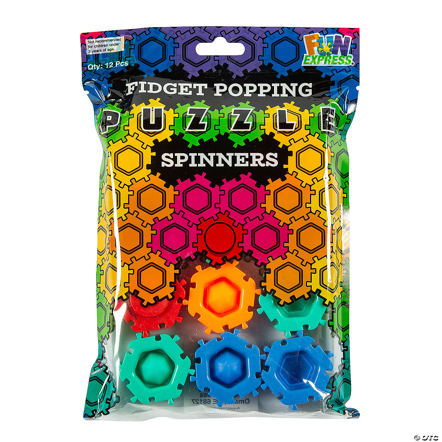 Mini Fidget Popping Puzzle Spinners