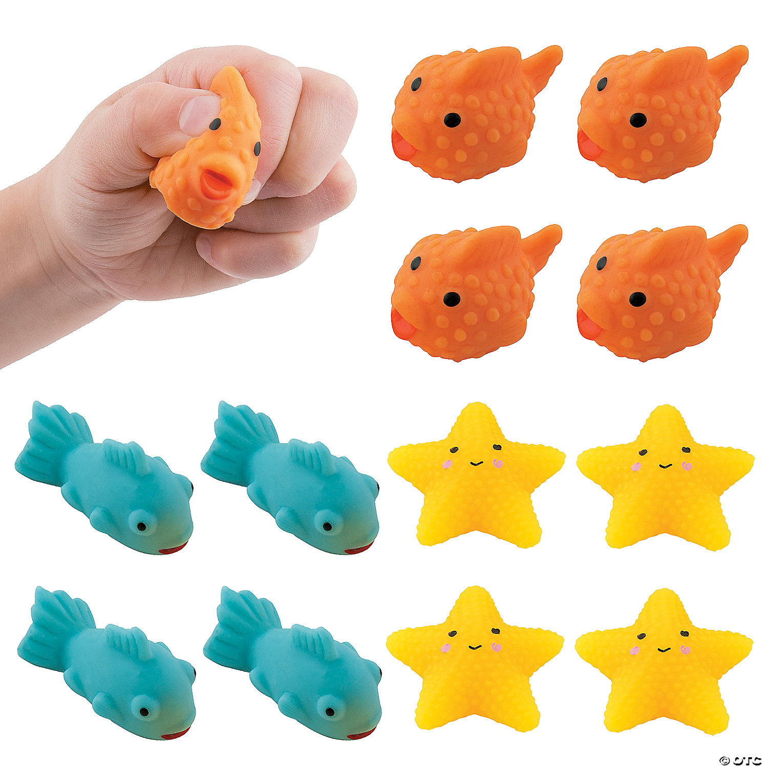 Mini Fish Mochi Squishies