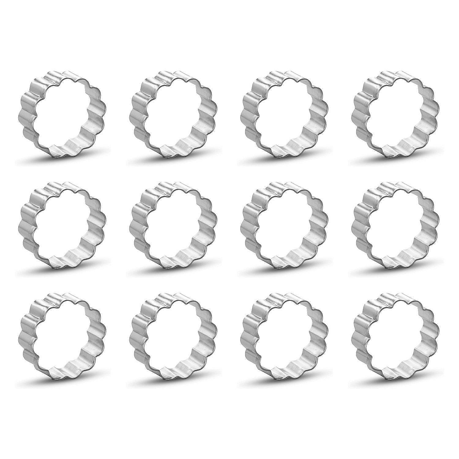 Mini Fluted Circle 1.5 inch Cookie Cutters | Oriental Trading