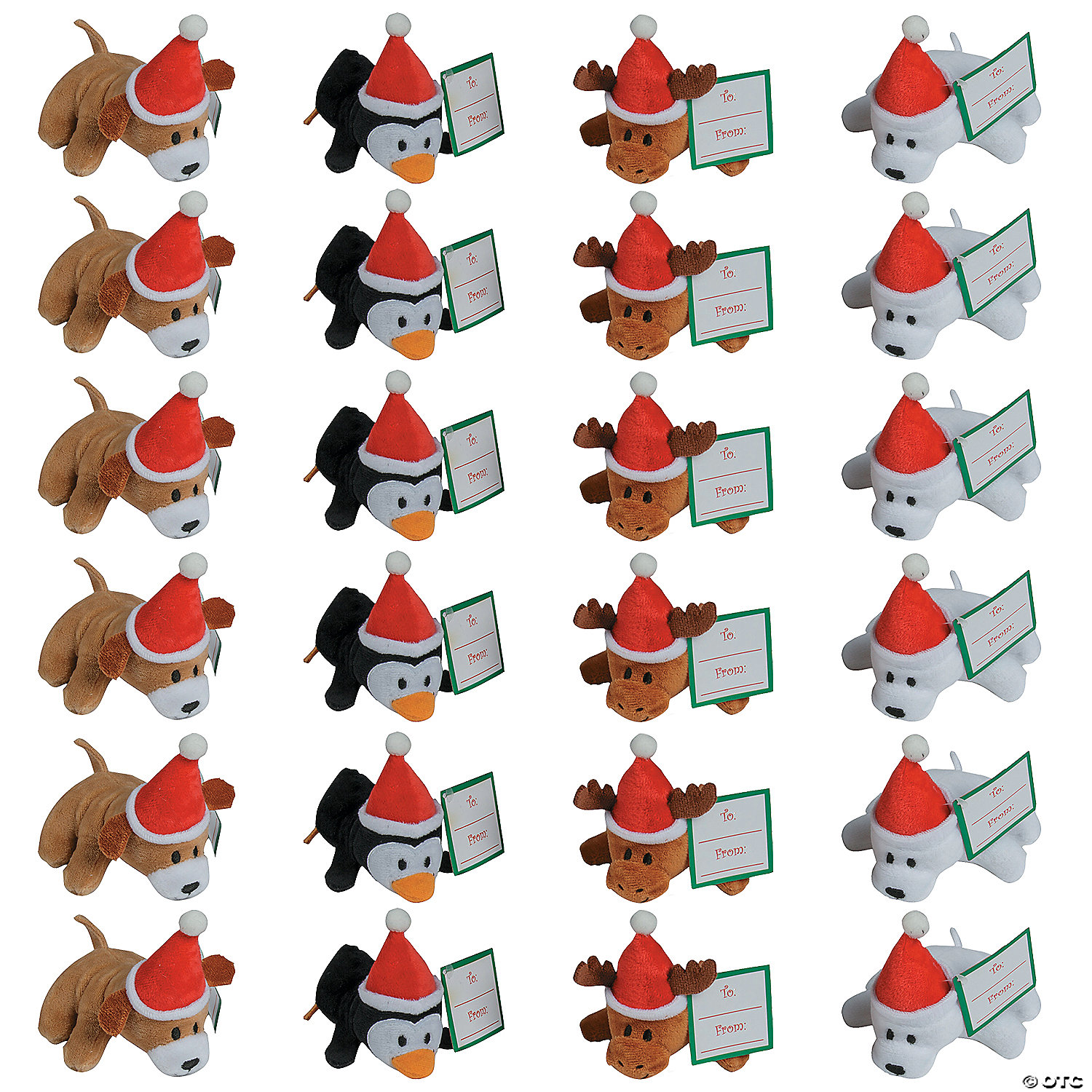 Mini Holiday Stuffed Animals | Fun Express