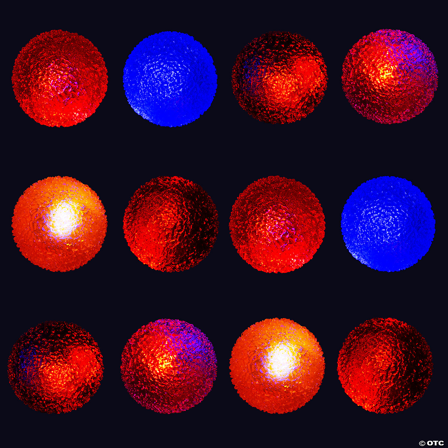 Mini Light-Up Textured Bouncy Balls - 12 Pc. | Oriental Trading