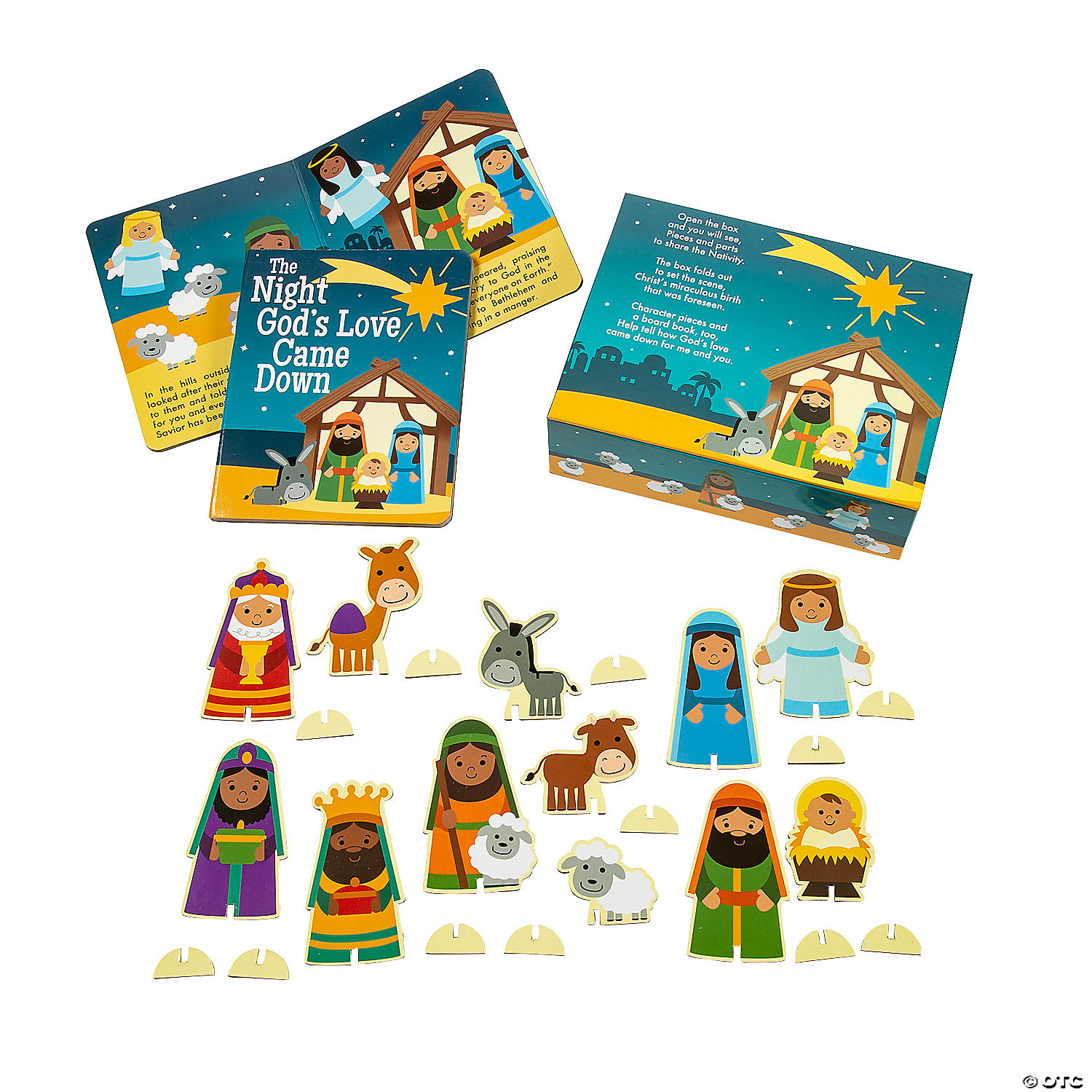 Mini Nativity in a Box - 12 Pc. - Discontinued