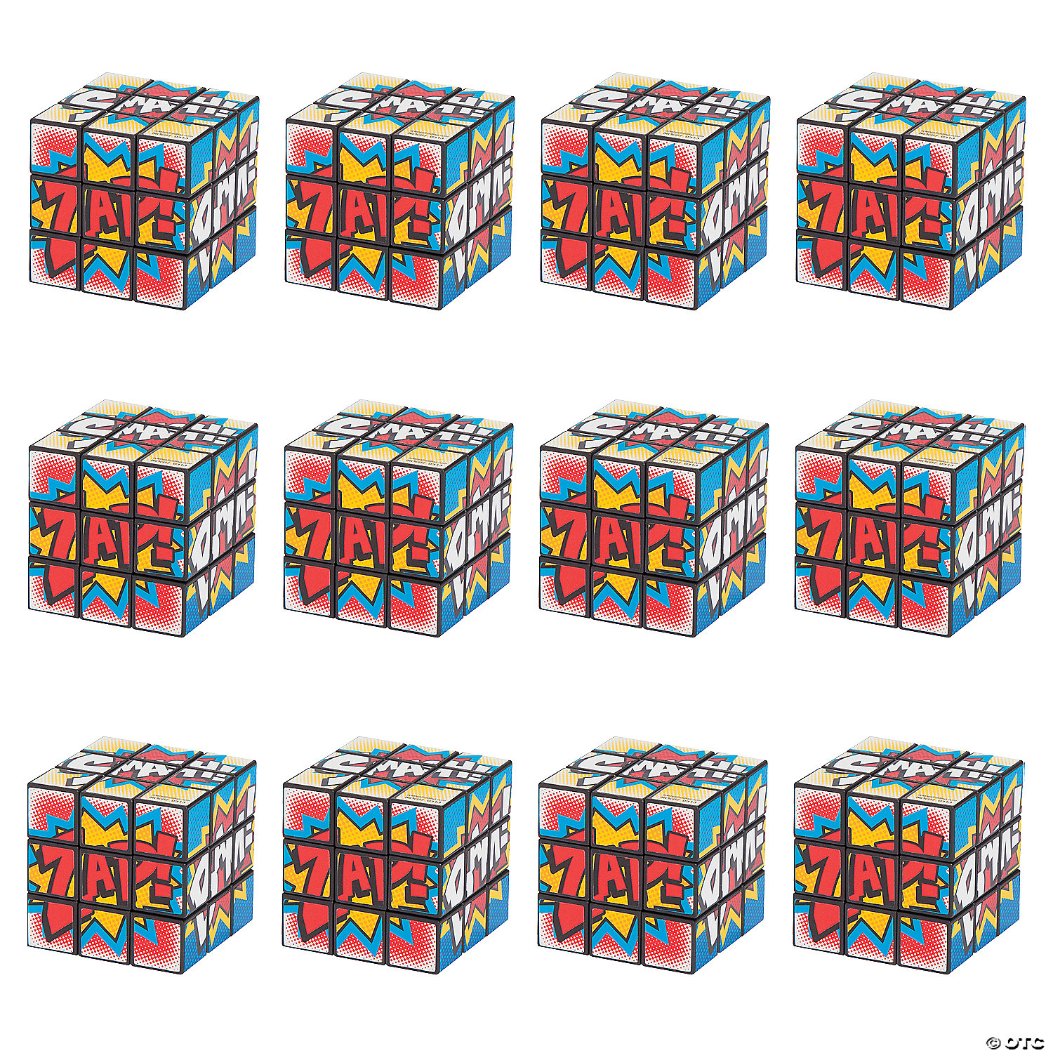 Mini Superhero Puzzle Cubes