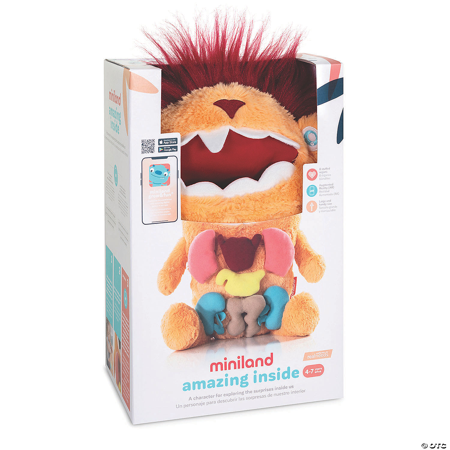 Miniland Educational Amazing Inside Plush Character | Fun Express