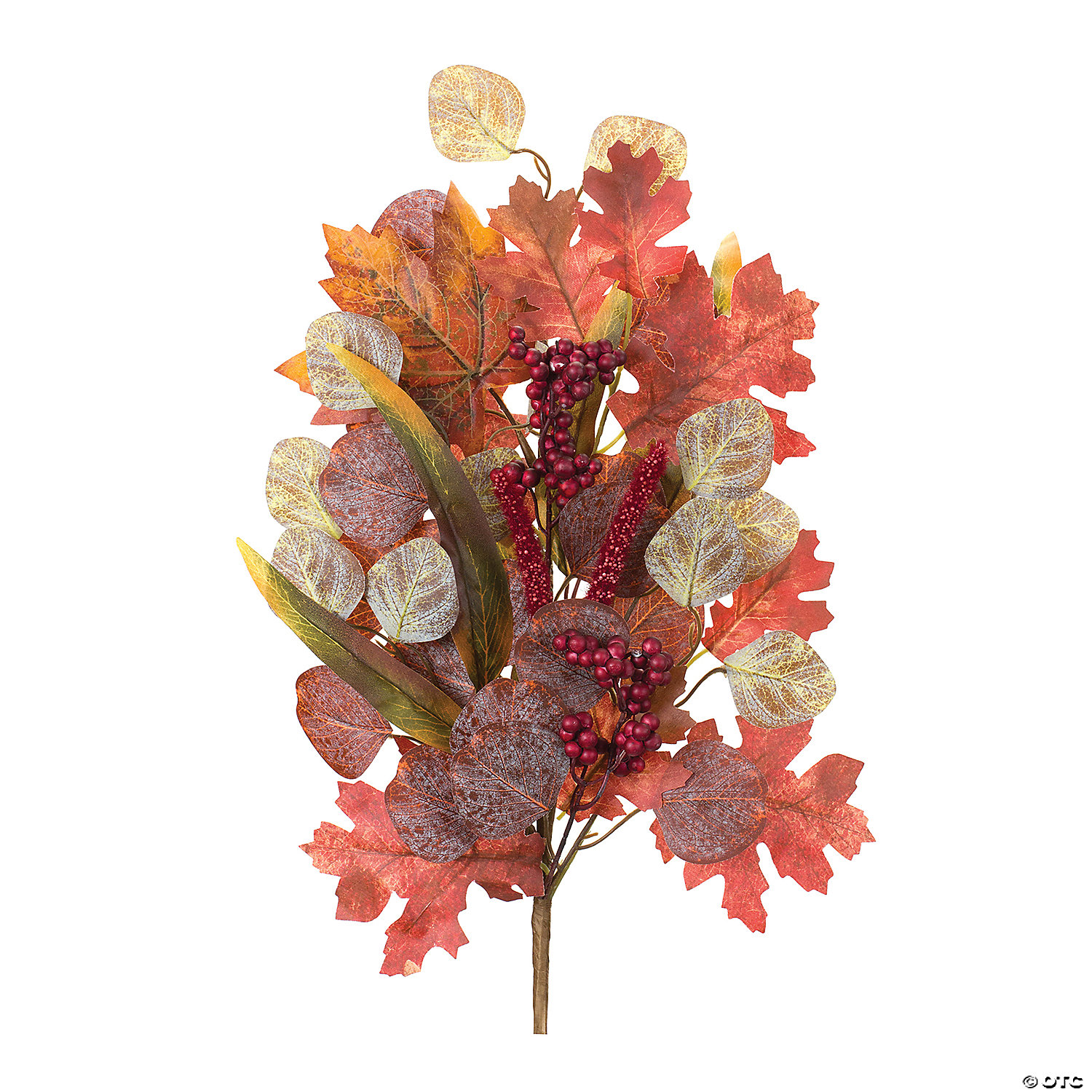 MiPropered Fall Leaf Stem (Set Of 2) 28"H Polyester