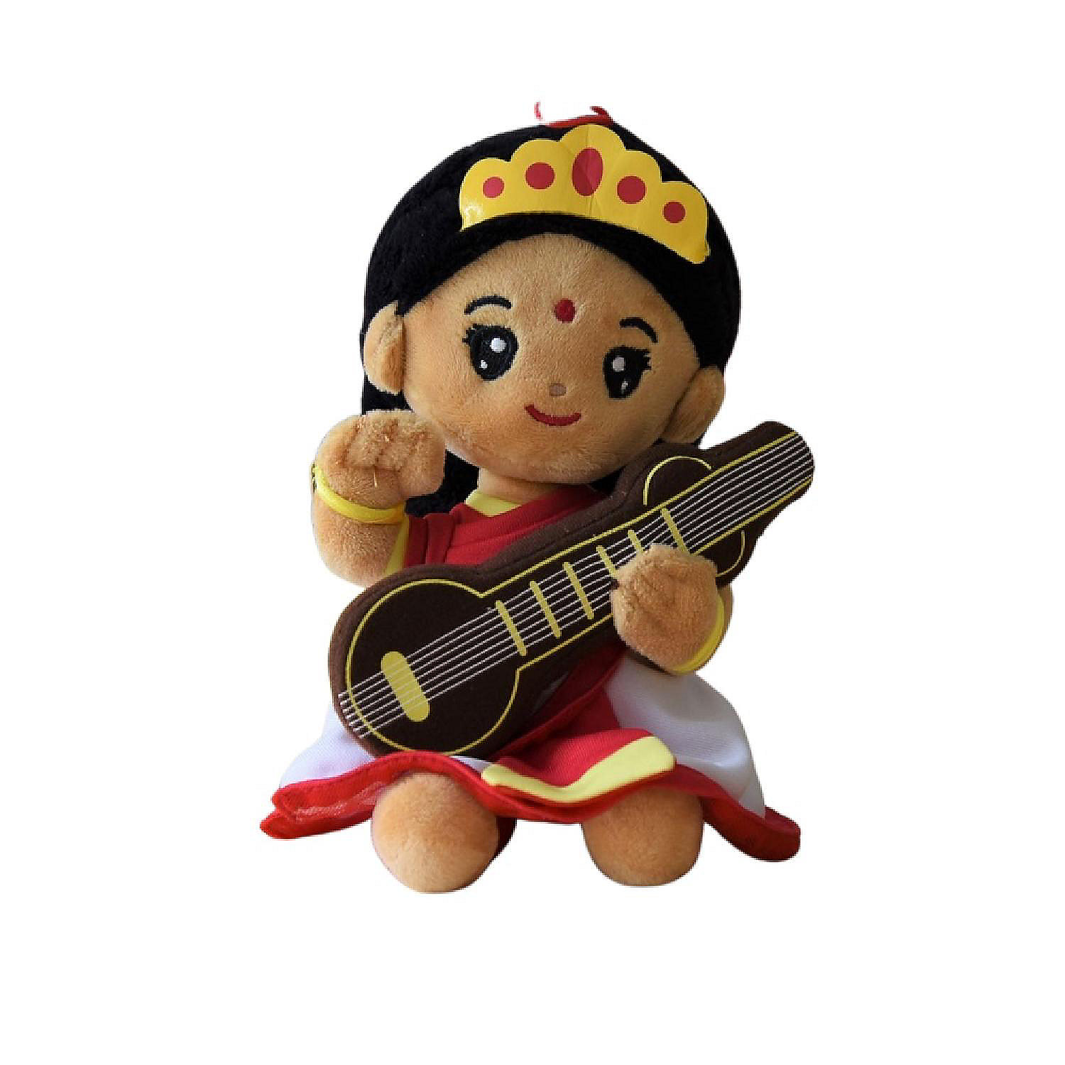 Modi Toys Saraswati Devi Mini Plush - 7"