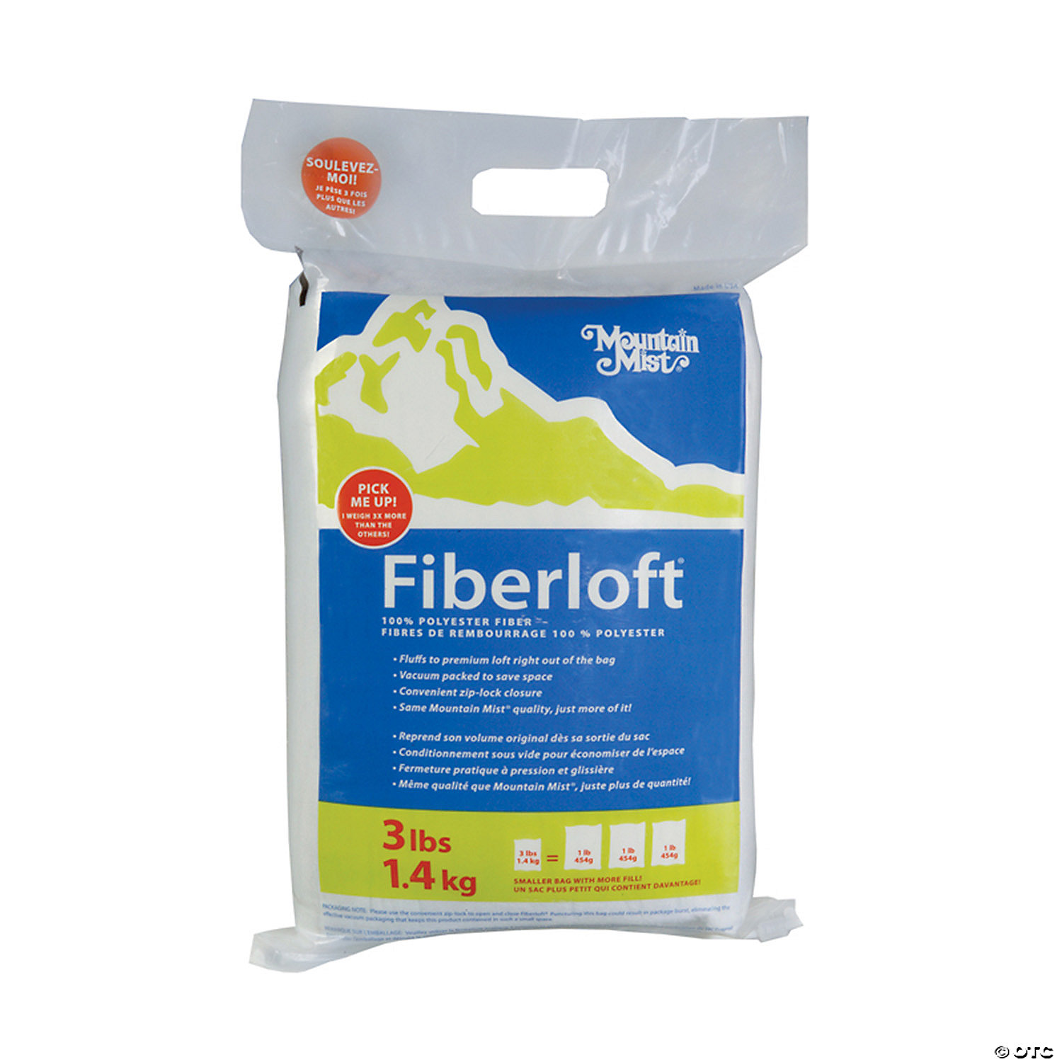 Mountain Mist Fiberloft Polyester Stuffing-3lb