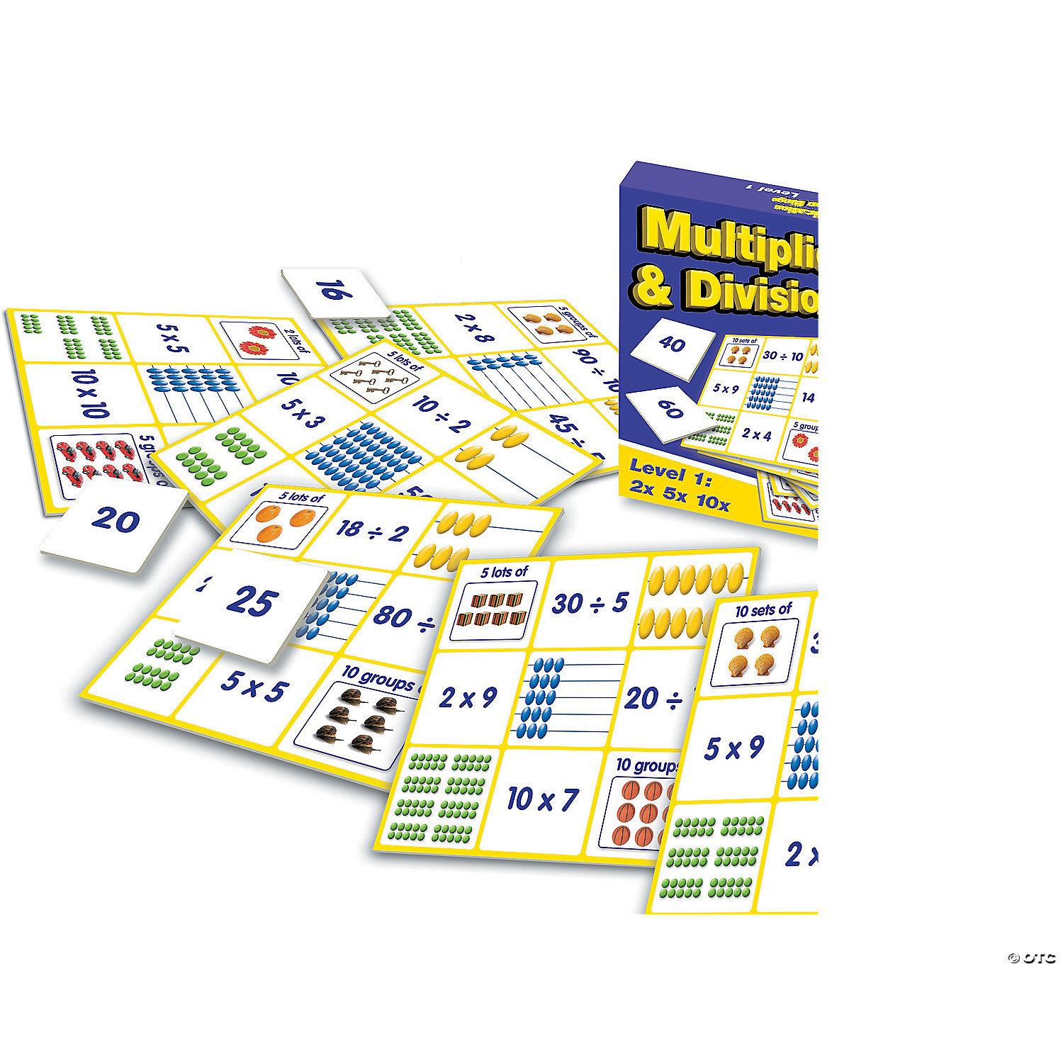 Multiplication & Division Bingo Game Level 1