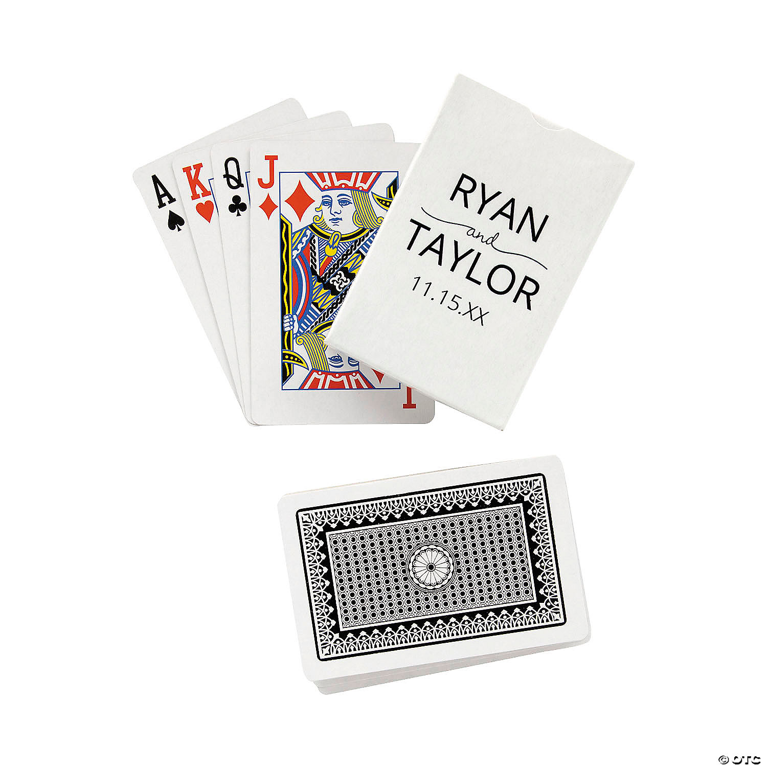 Names Playing Cards with Personalized Box - 12 Pc.