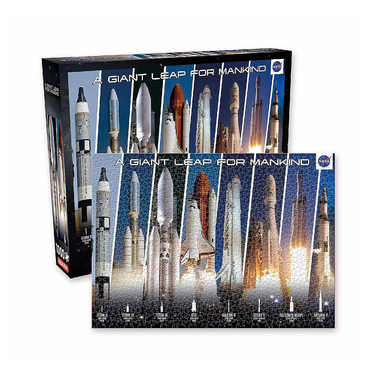 NASA Rocket Grid 1000 Piece Jigsaw Puzzle | Oriental Trading
