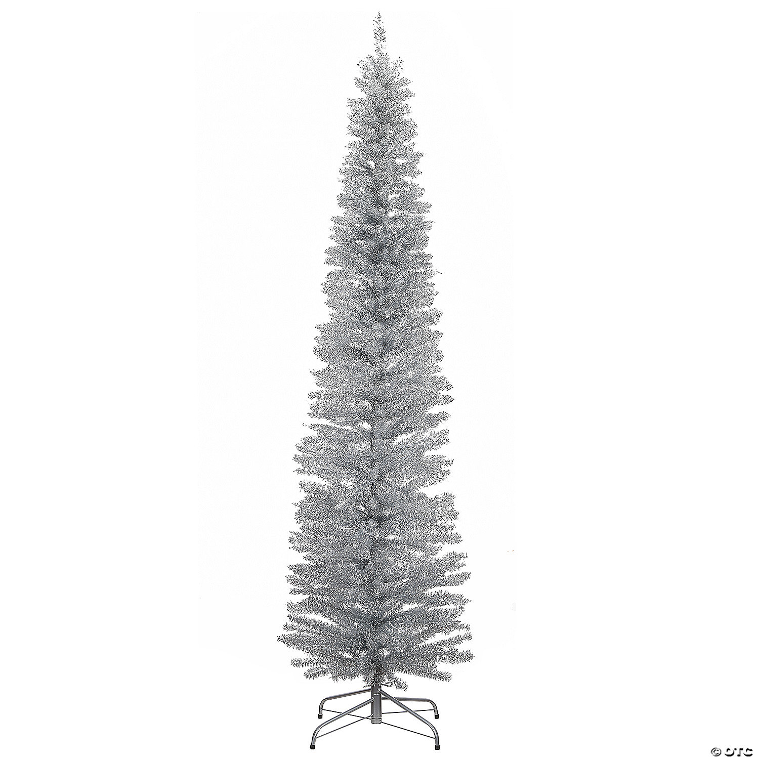 National Tree Company 7 ft. Silver Tinsel Tree | Oriental Trading