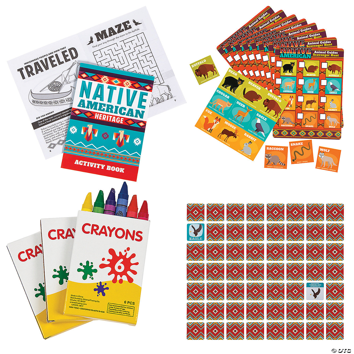 Native American Heritage Learning Kit - 158 Pc. | Oriental Trading