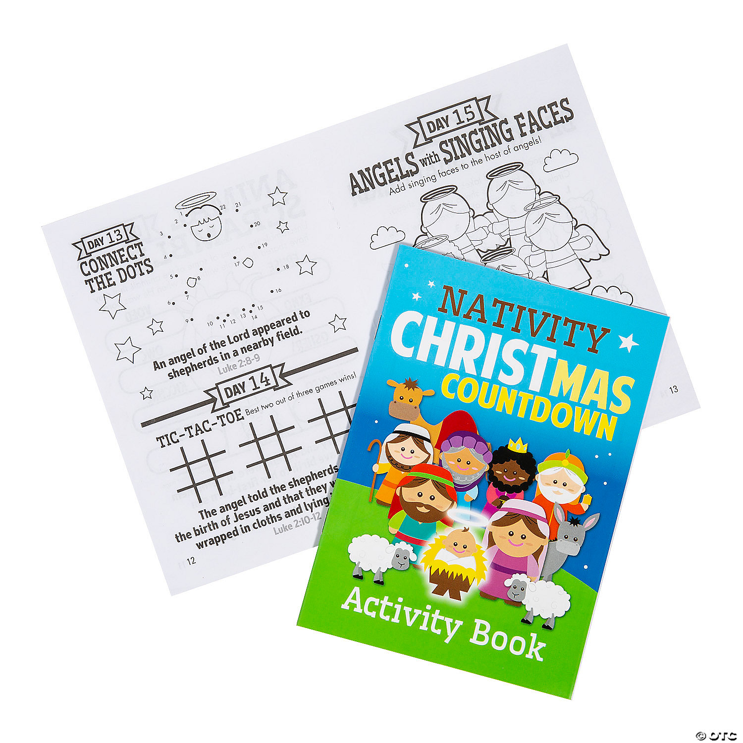 Nativity Countdown Activity Books - 12 Pc. - Discontinued