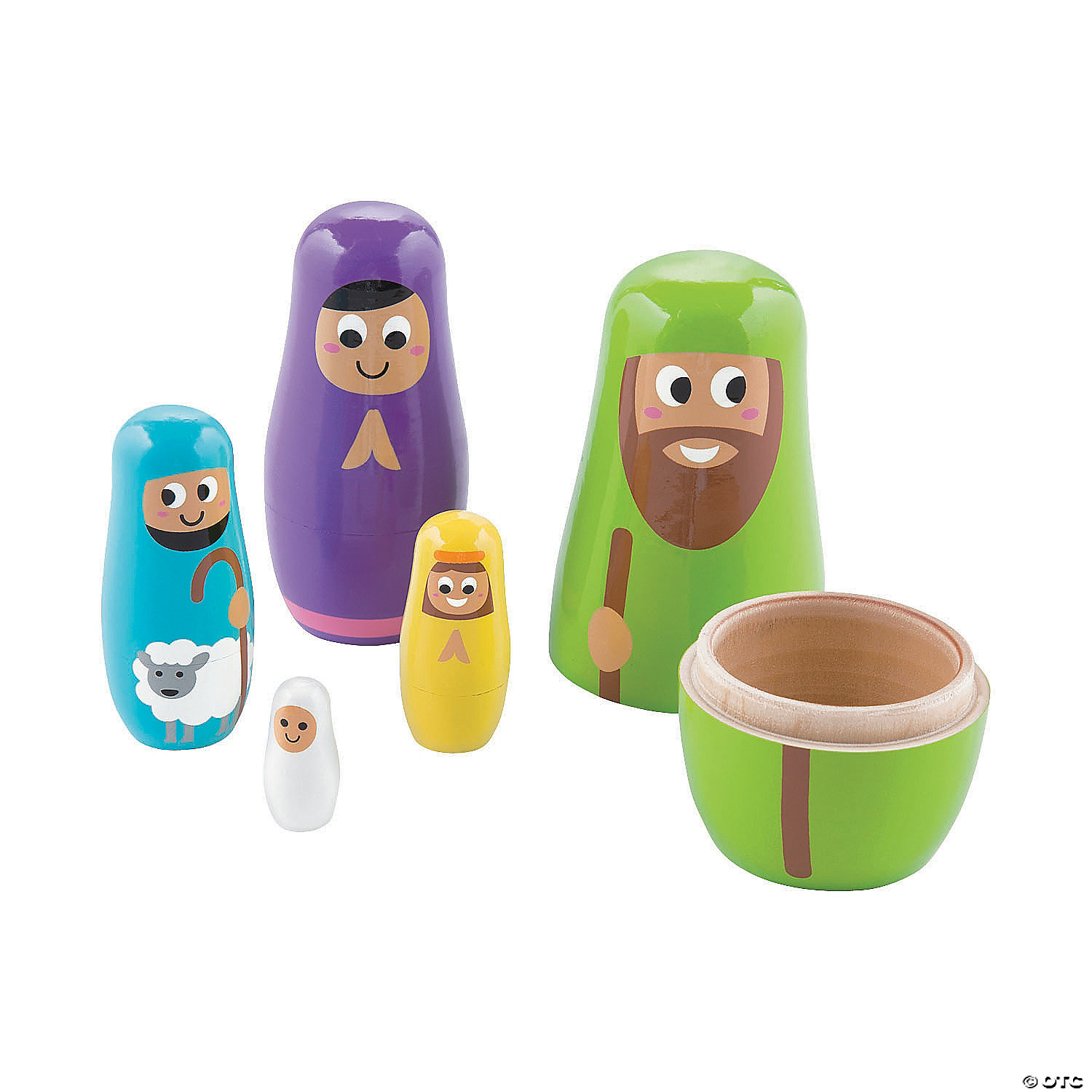 Nativity Nesting Dolls 5 Pc.