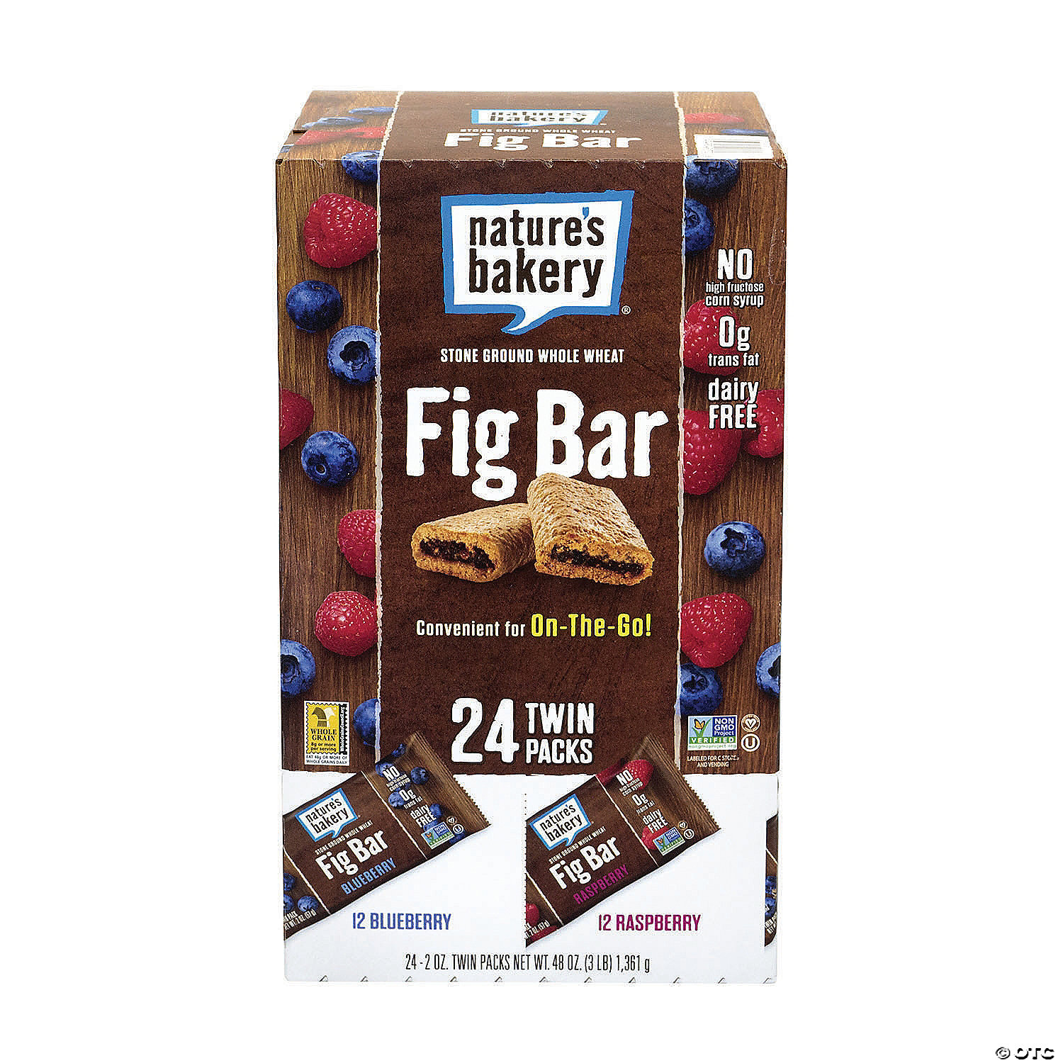 NATURE'S BAKERY Fig Bars Variety Pack - 24 Pieces | Oriental Trading