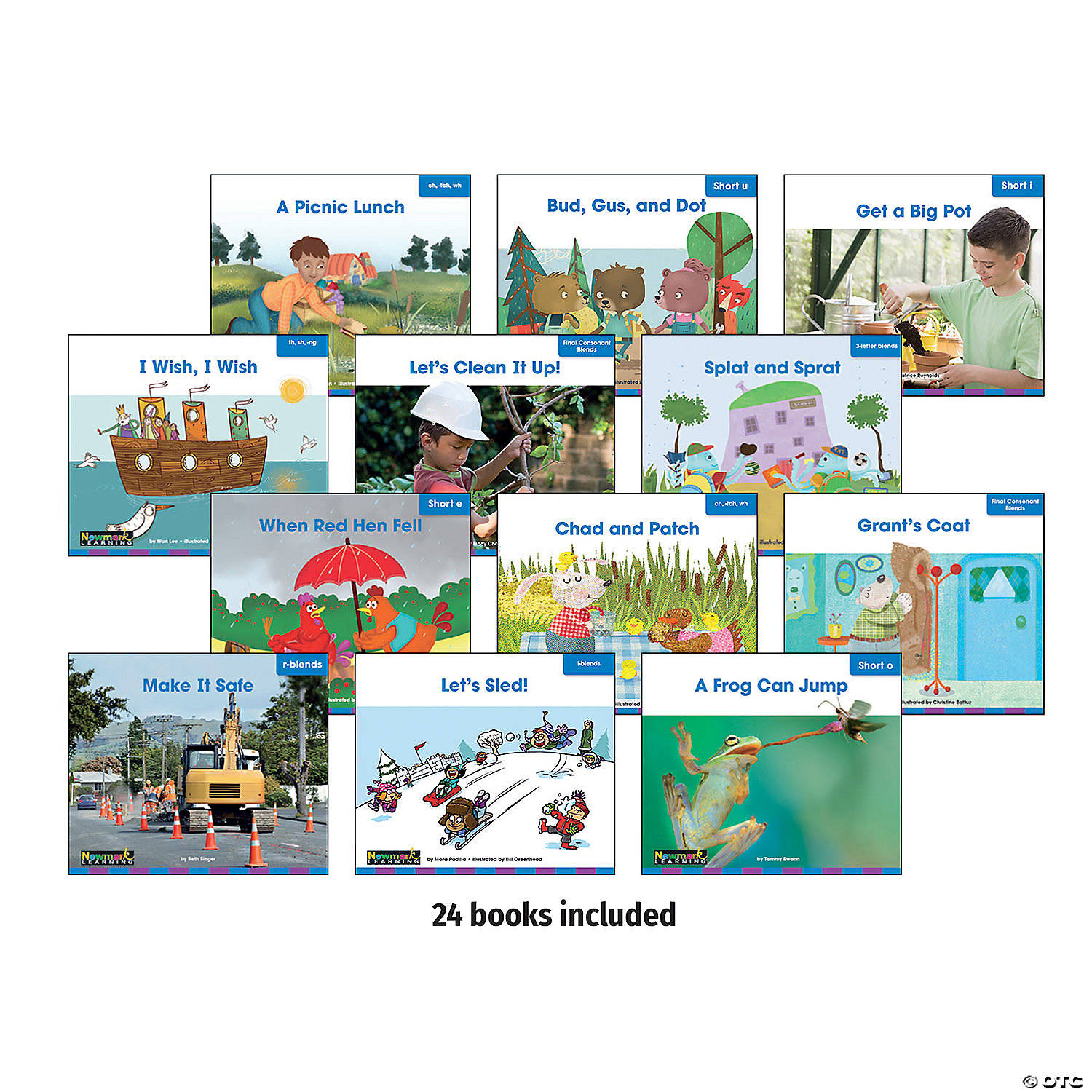 Newmark Learning Decodable Readers Grade 1 Short Vowels, Consonant ...