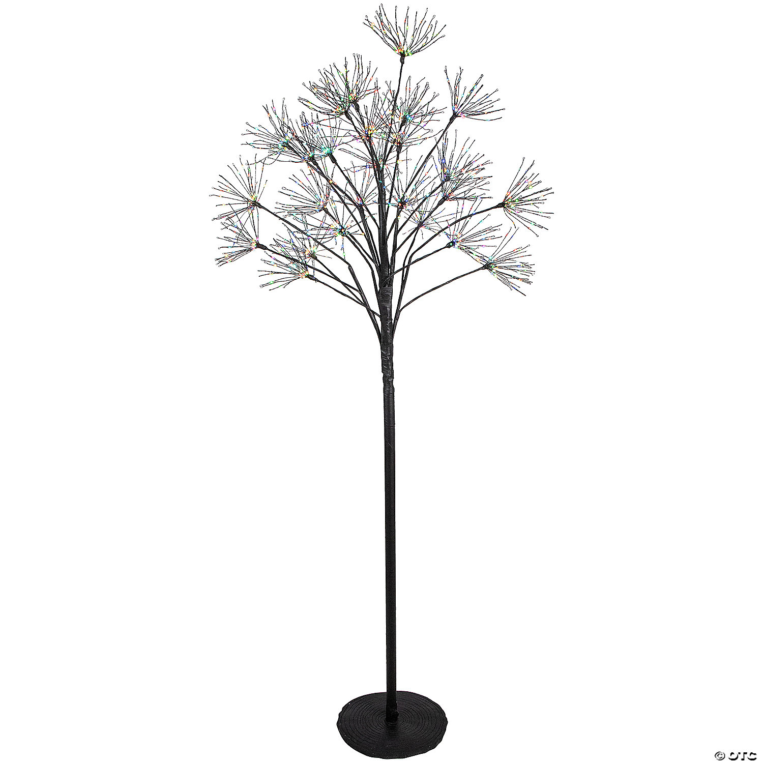 Northlight 5' LED Lighted Christmas Fireworks Tree Multi-Color Lights ...