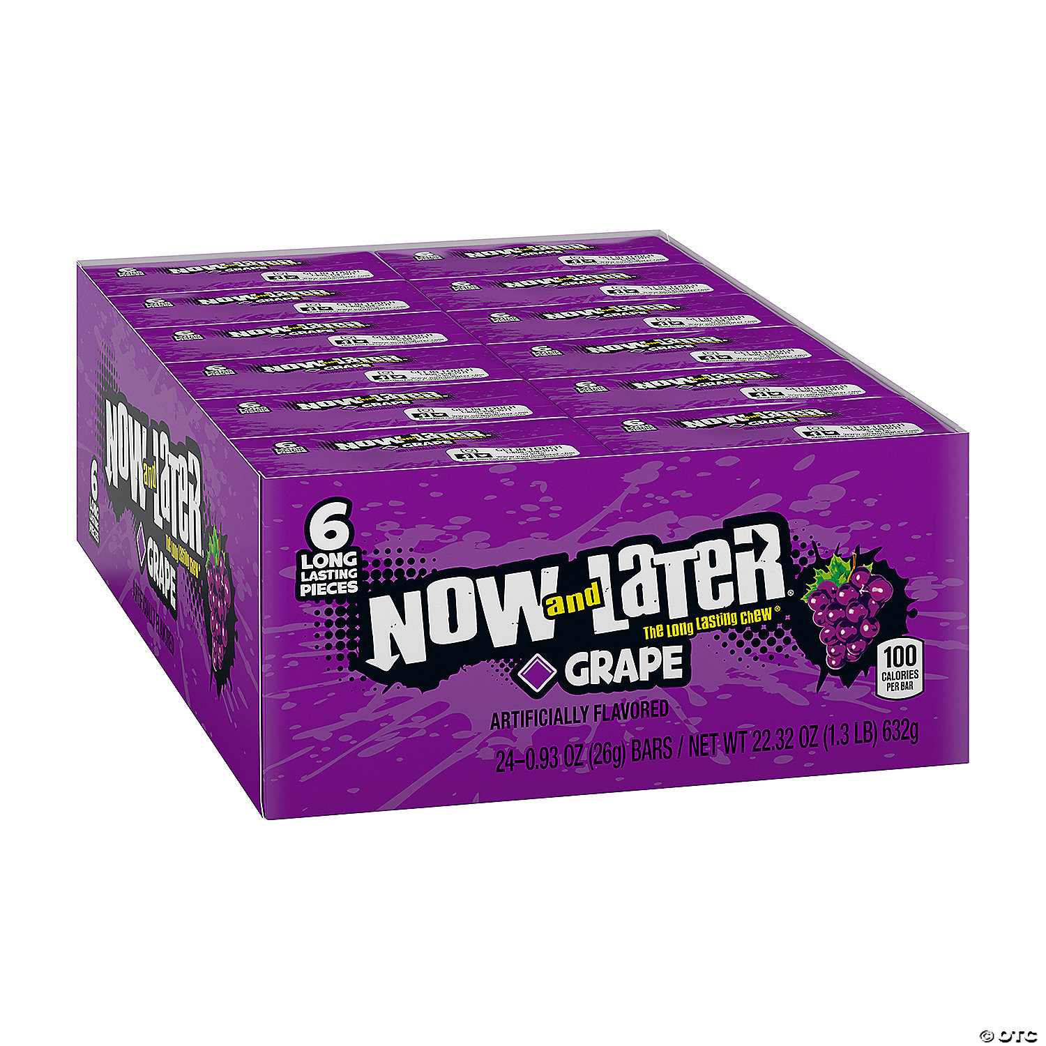 Now & Later® Grape Fruit Chews Candy - 24 Pc. | Oriental Trading