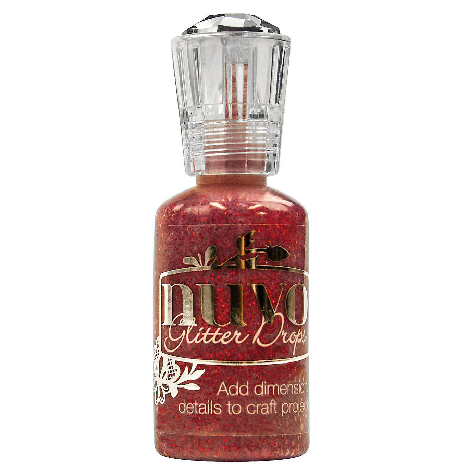 Nuvo Glitter Drops 1.1oz-Ruby Slipper