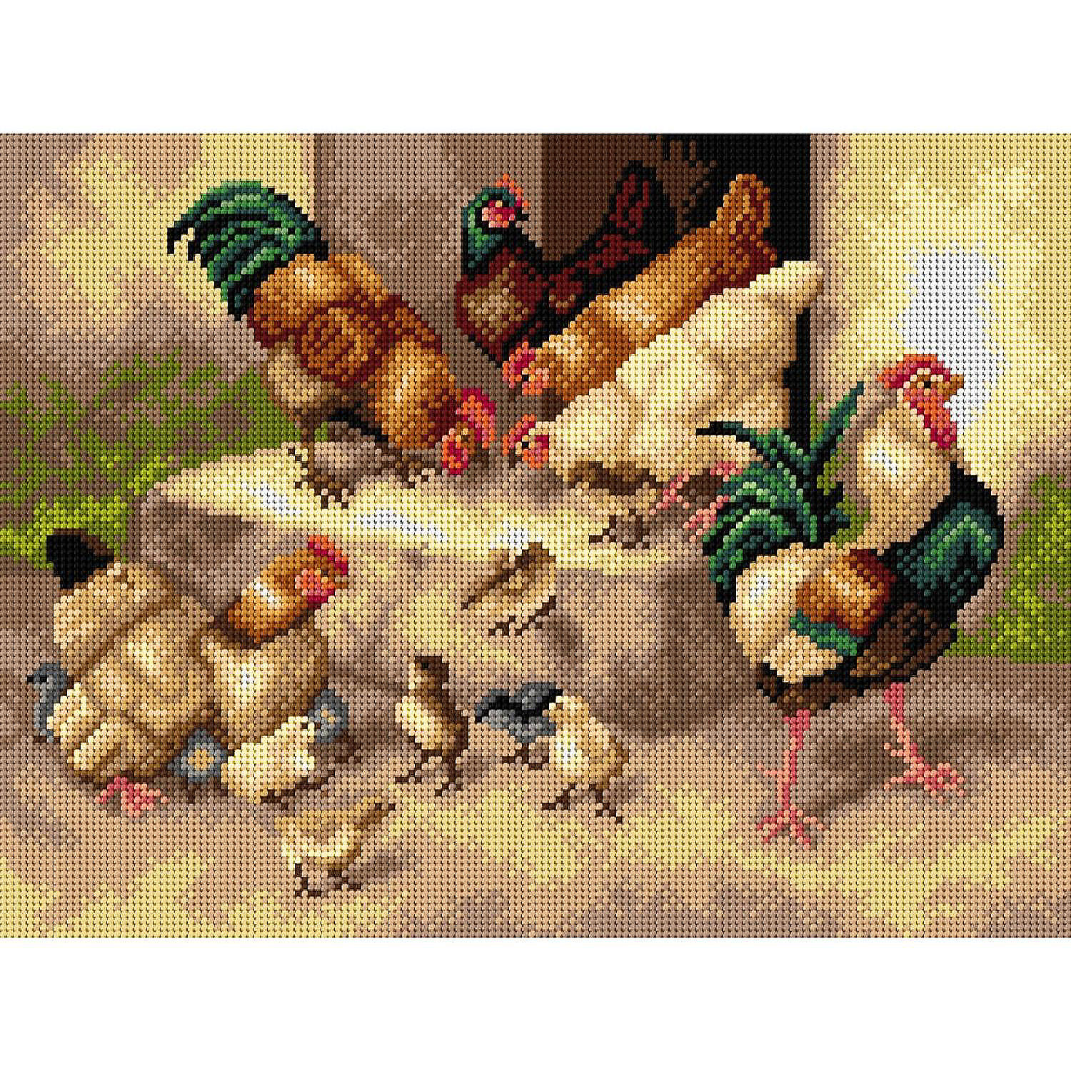 Orchidea Gobelin canvas for halfstitch without yarn after William Baptiste Baird - Spring ...