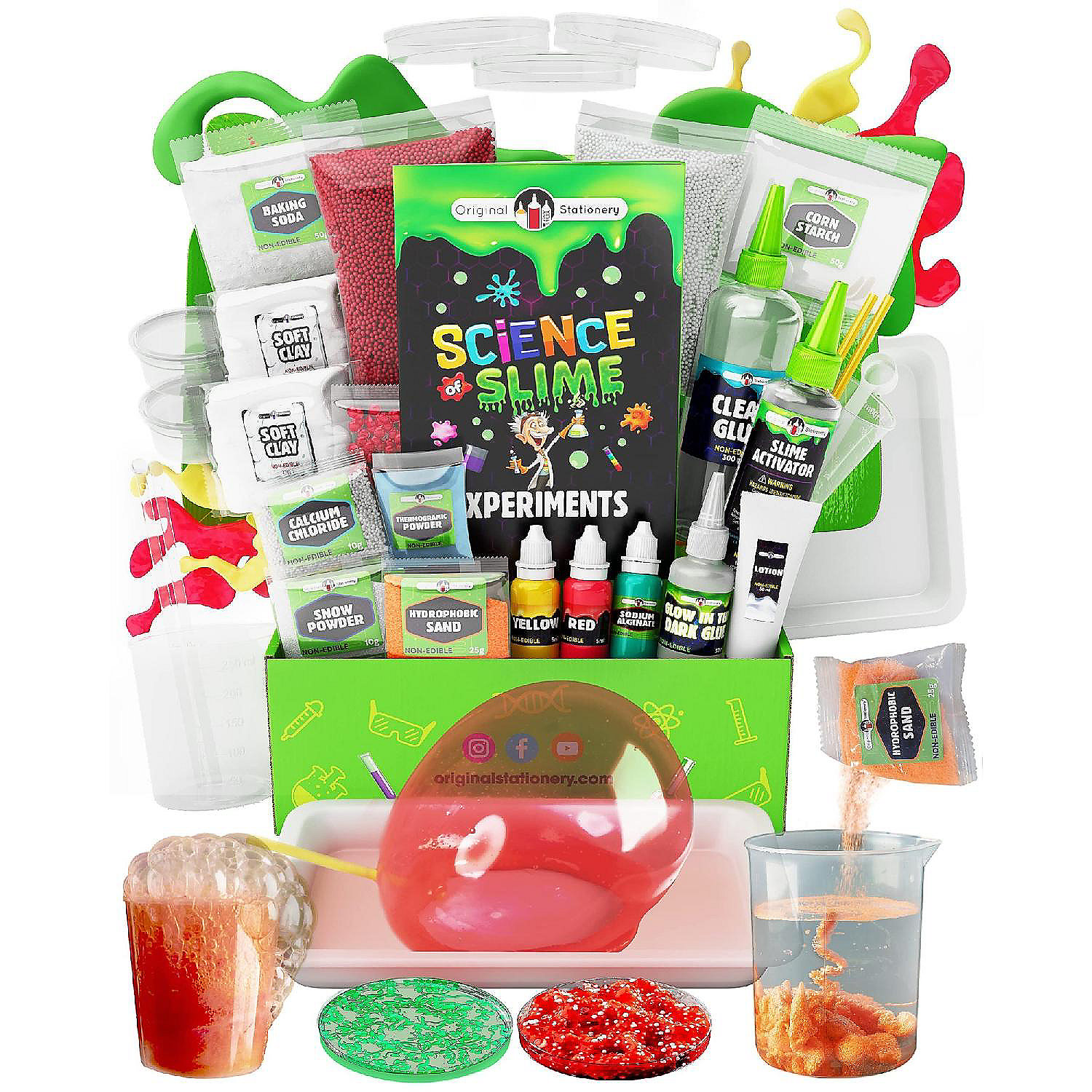 Original Stationery Science of Slime Kit, Fun Slime Kit for Girls 10-12 ...