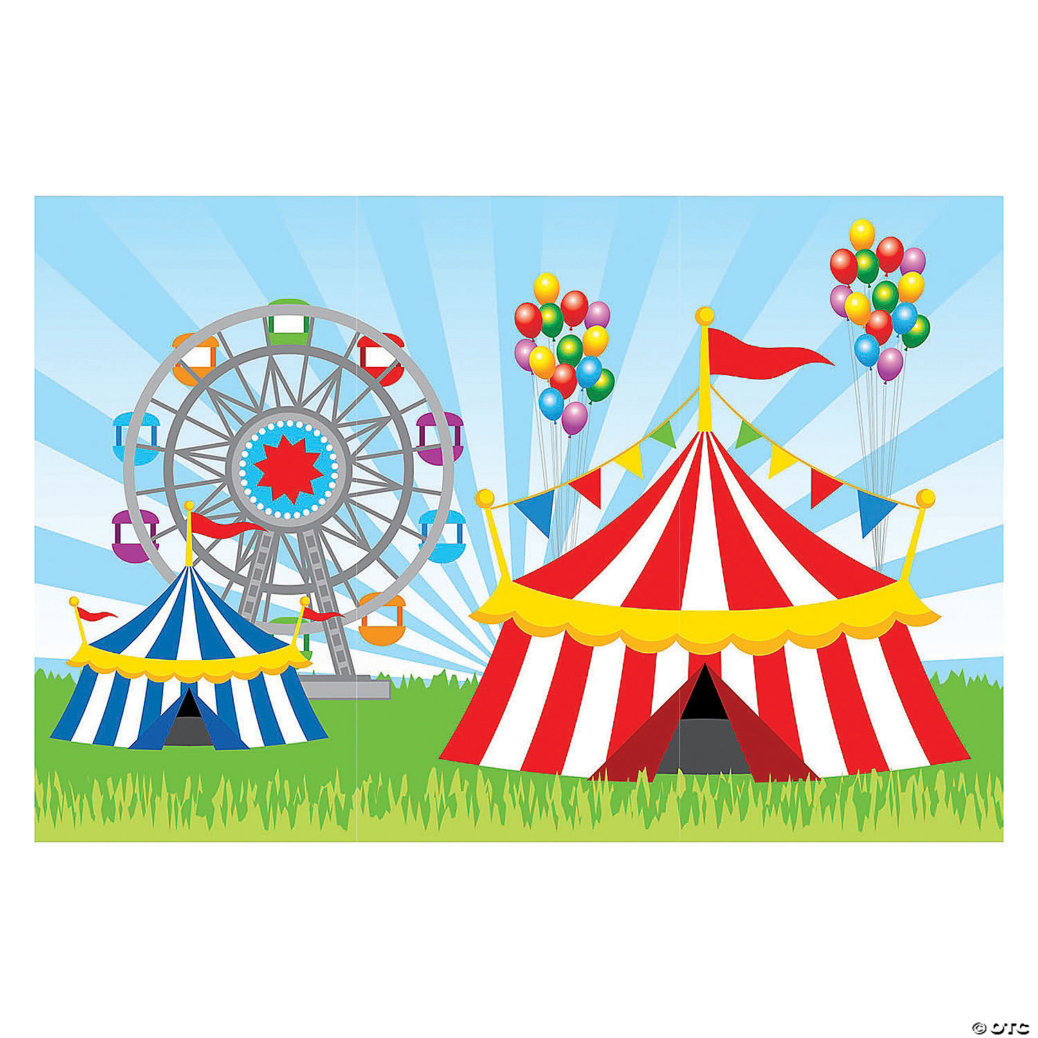 Carnival Themed Backdrop