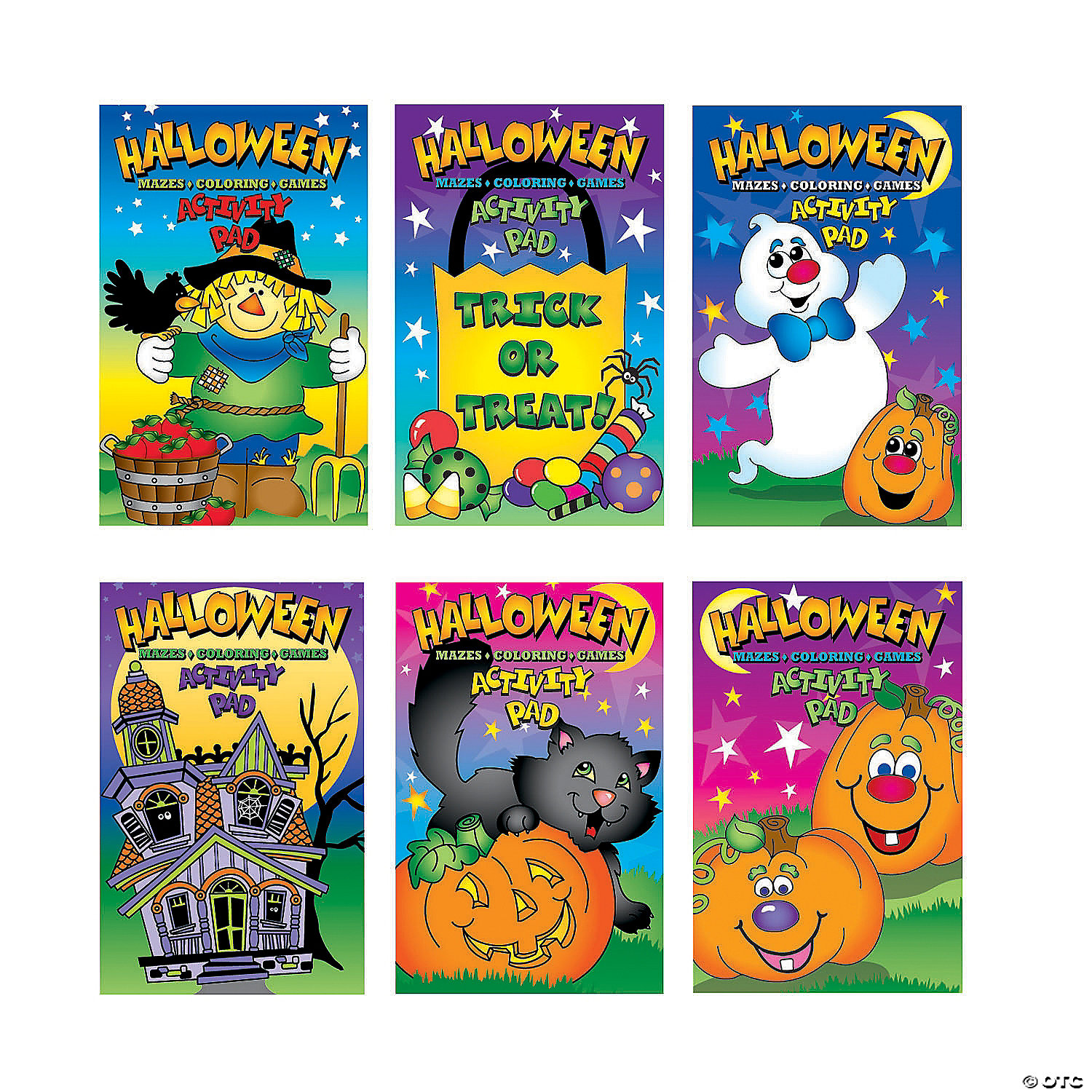 Paper Halloween Activity Pads