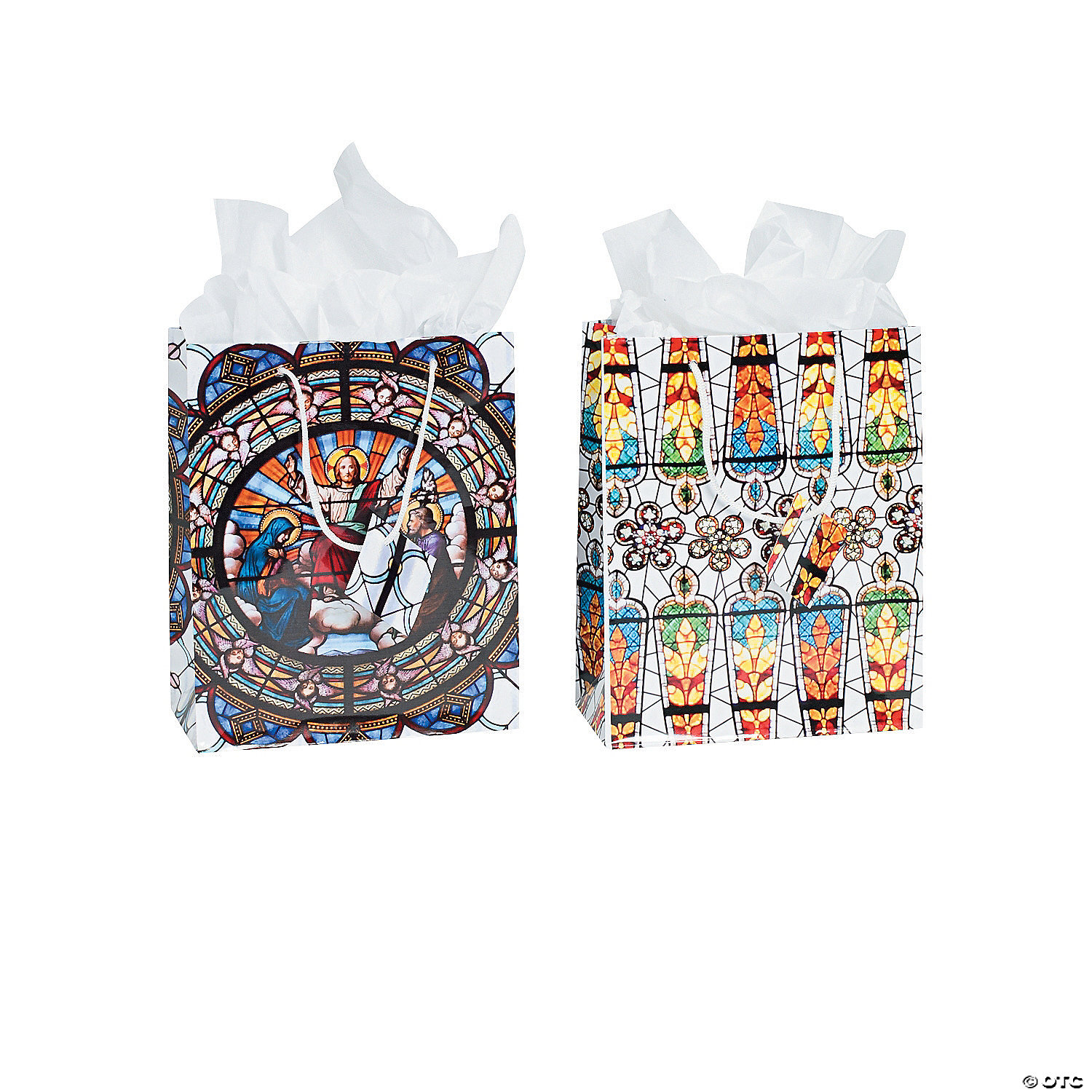 Paper Medium Cathedral Windows Gift Bags | Fun Express
