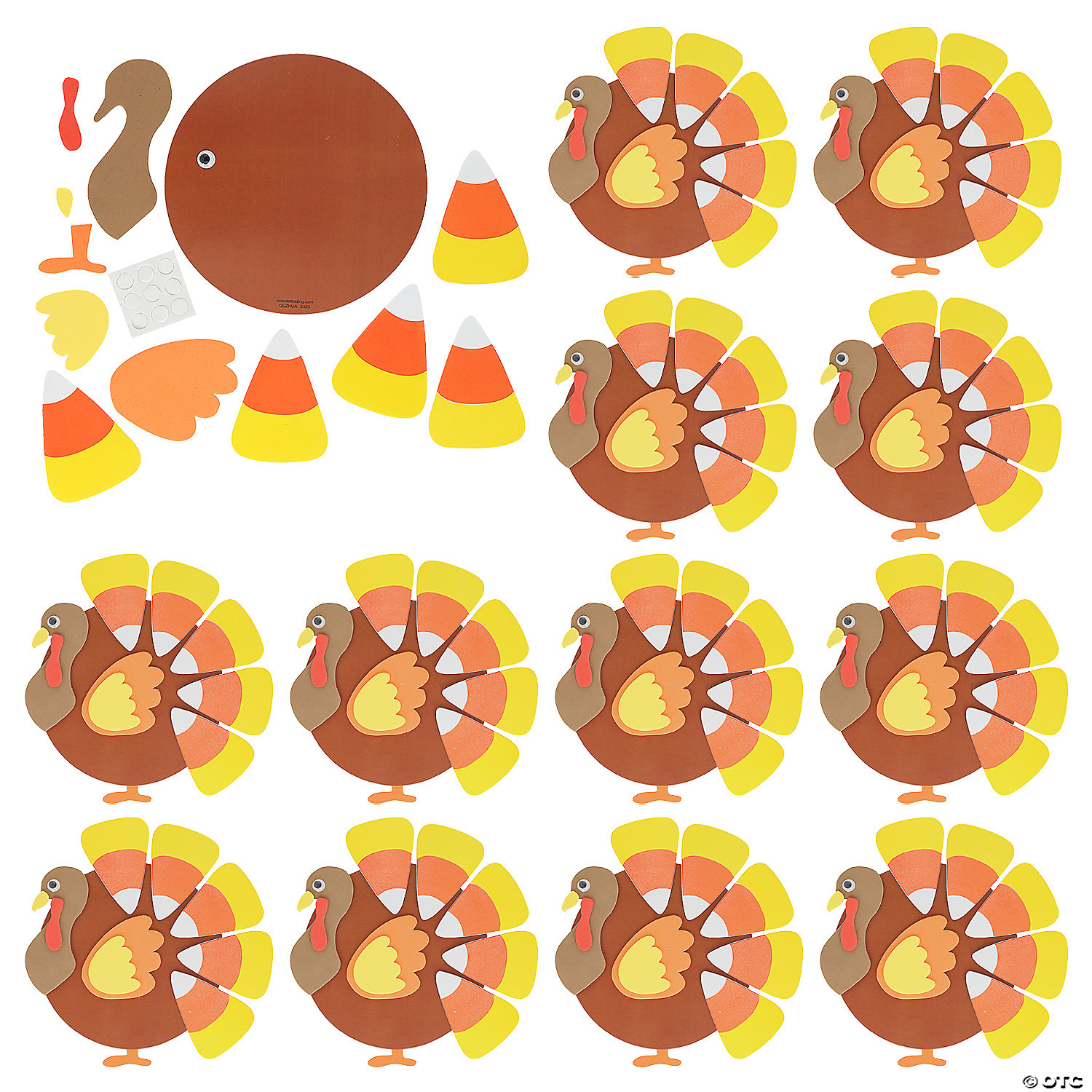 From Paper Plate Turkey Craft