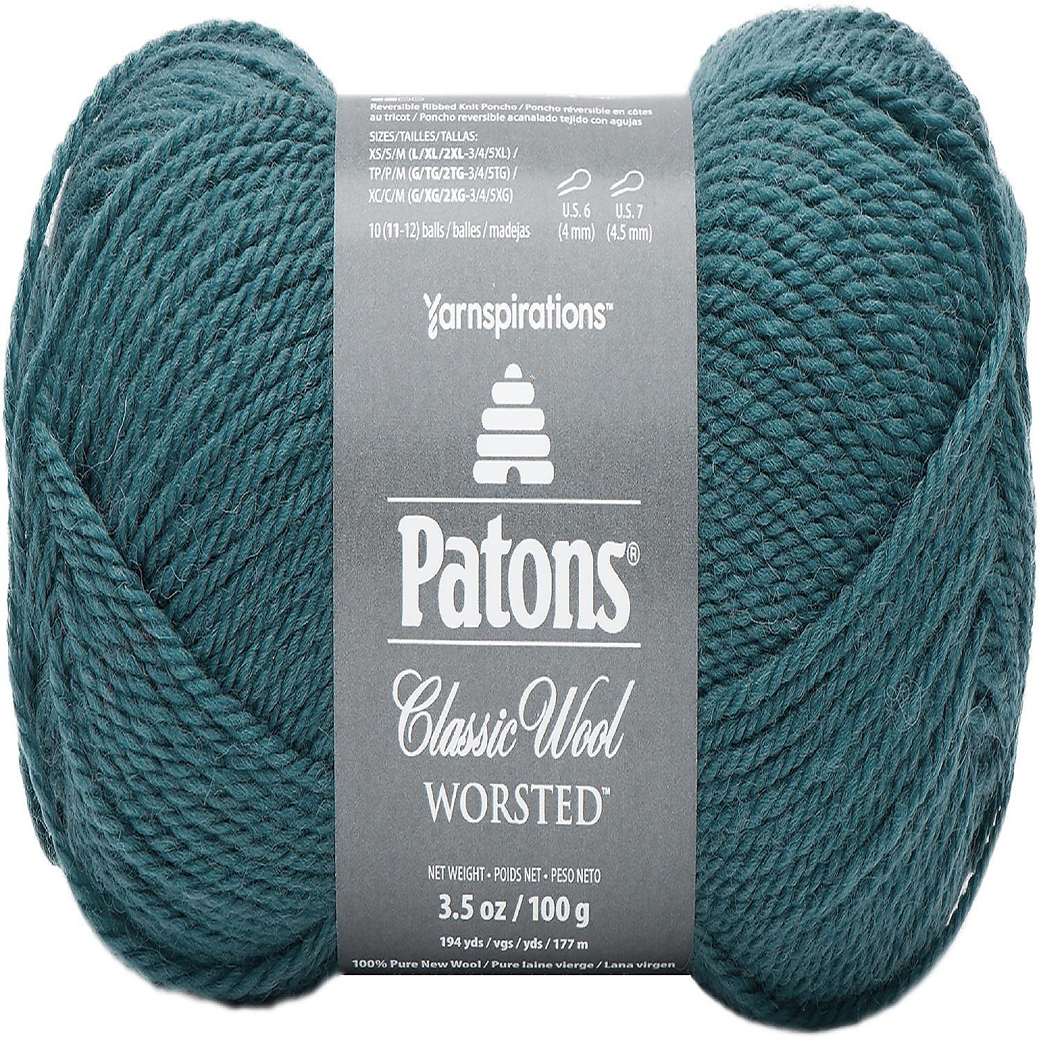 Patons Classic Wool Yarn-Rich Teal