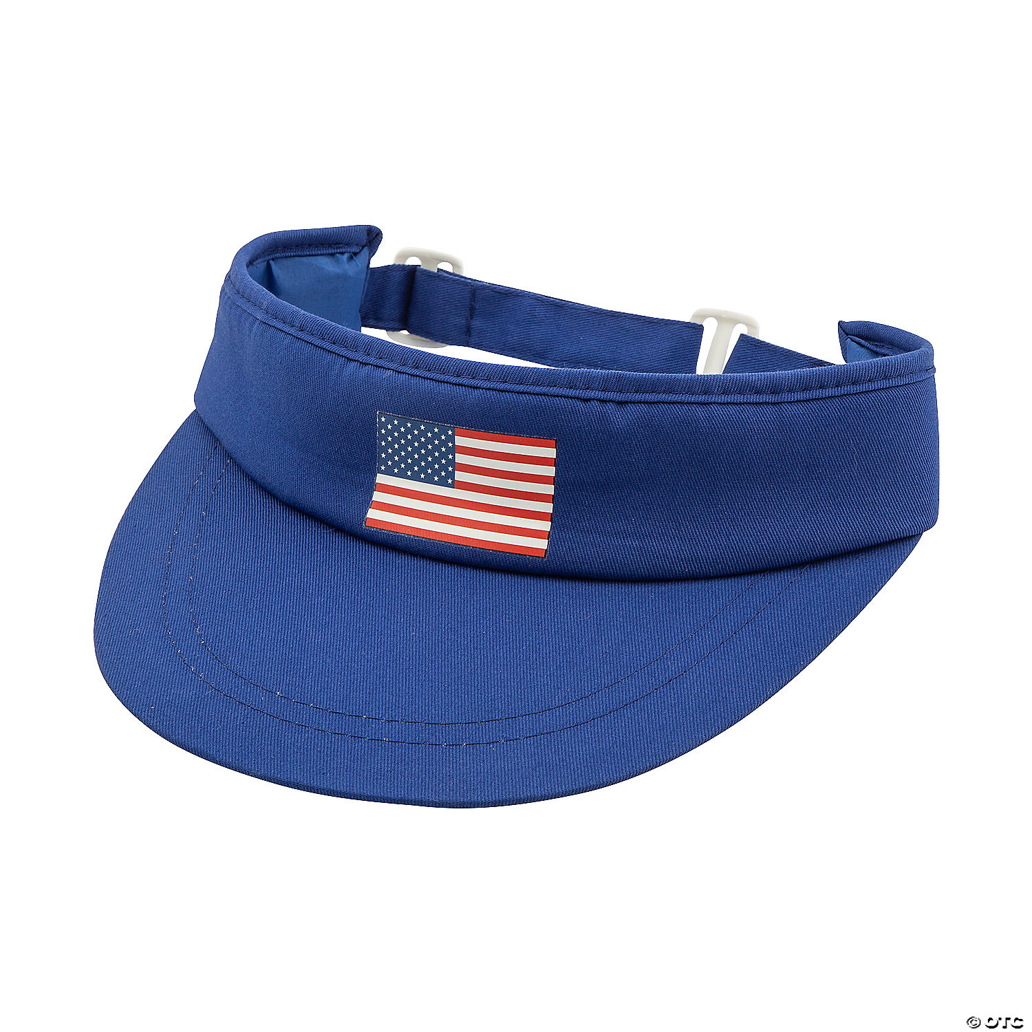 Patriotic Flag Visors - 12 Pc. - Discontinued