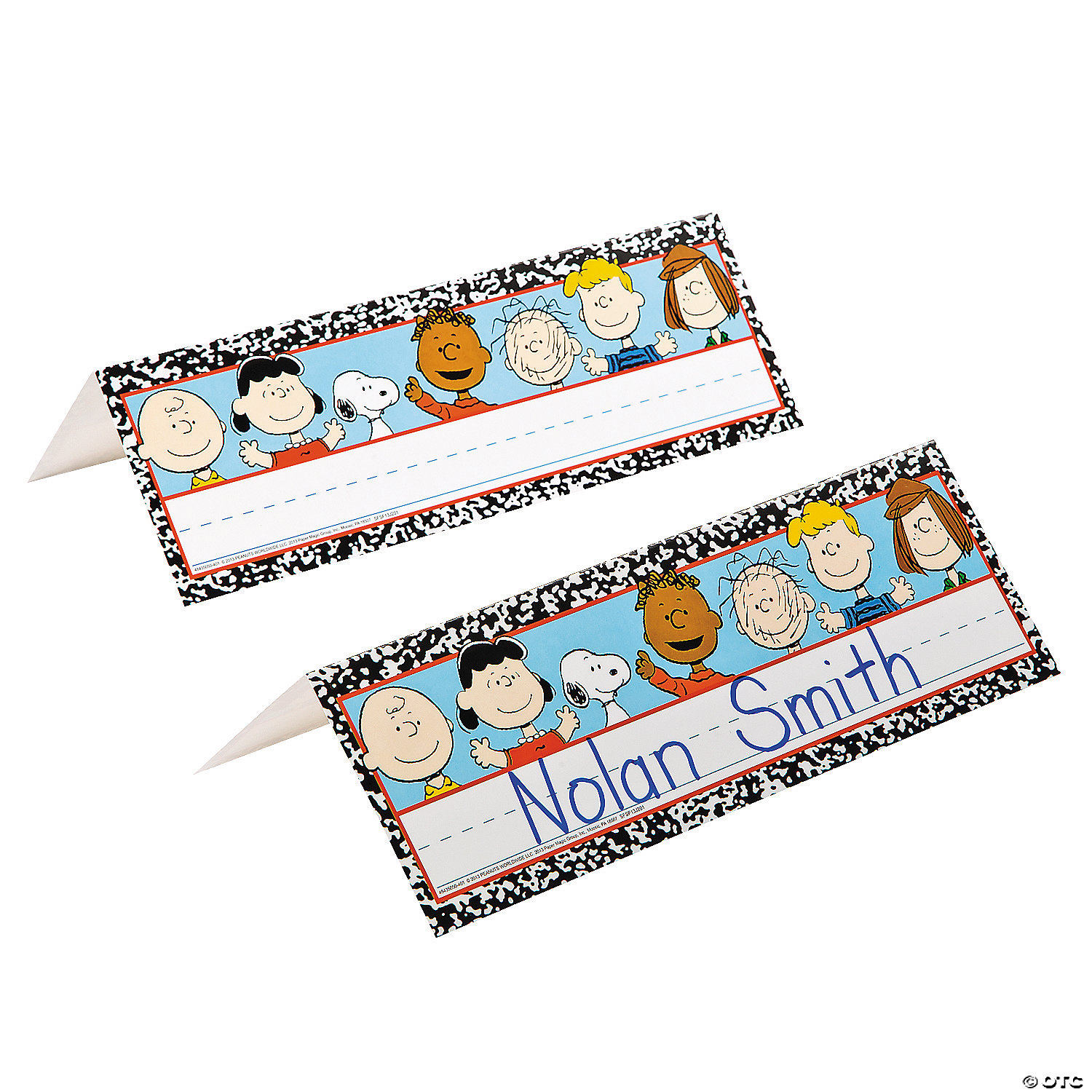 Peanuts® Tented Name Plates - 36 Pc. - Discontinued