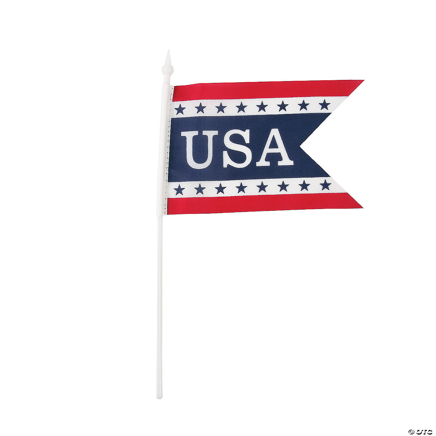 Pennant-Shaped Mini USA Flags | Fun Express