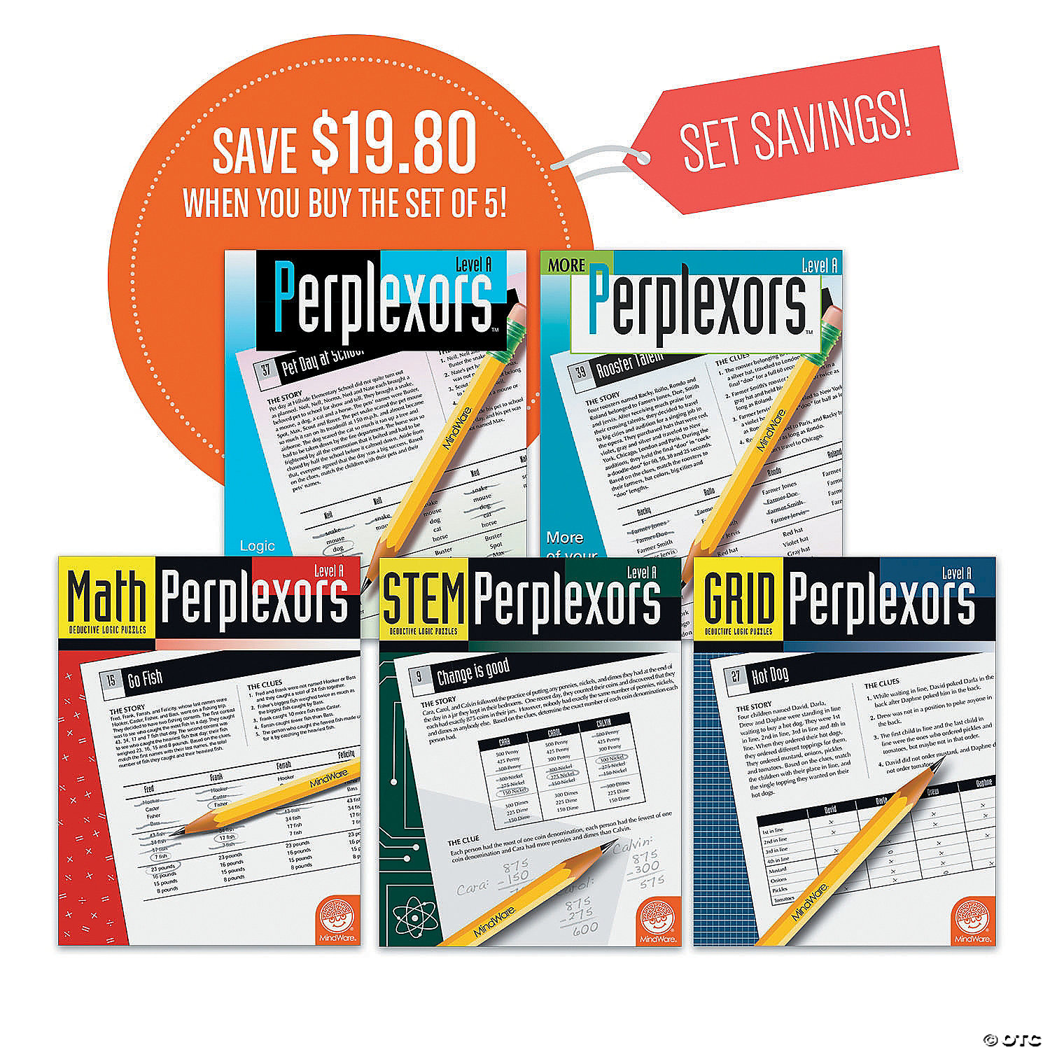 Perplexor Bundle Set of 5: LEVEL A - Discontinued