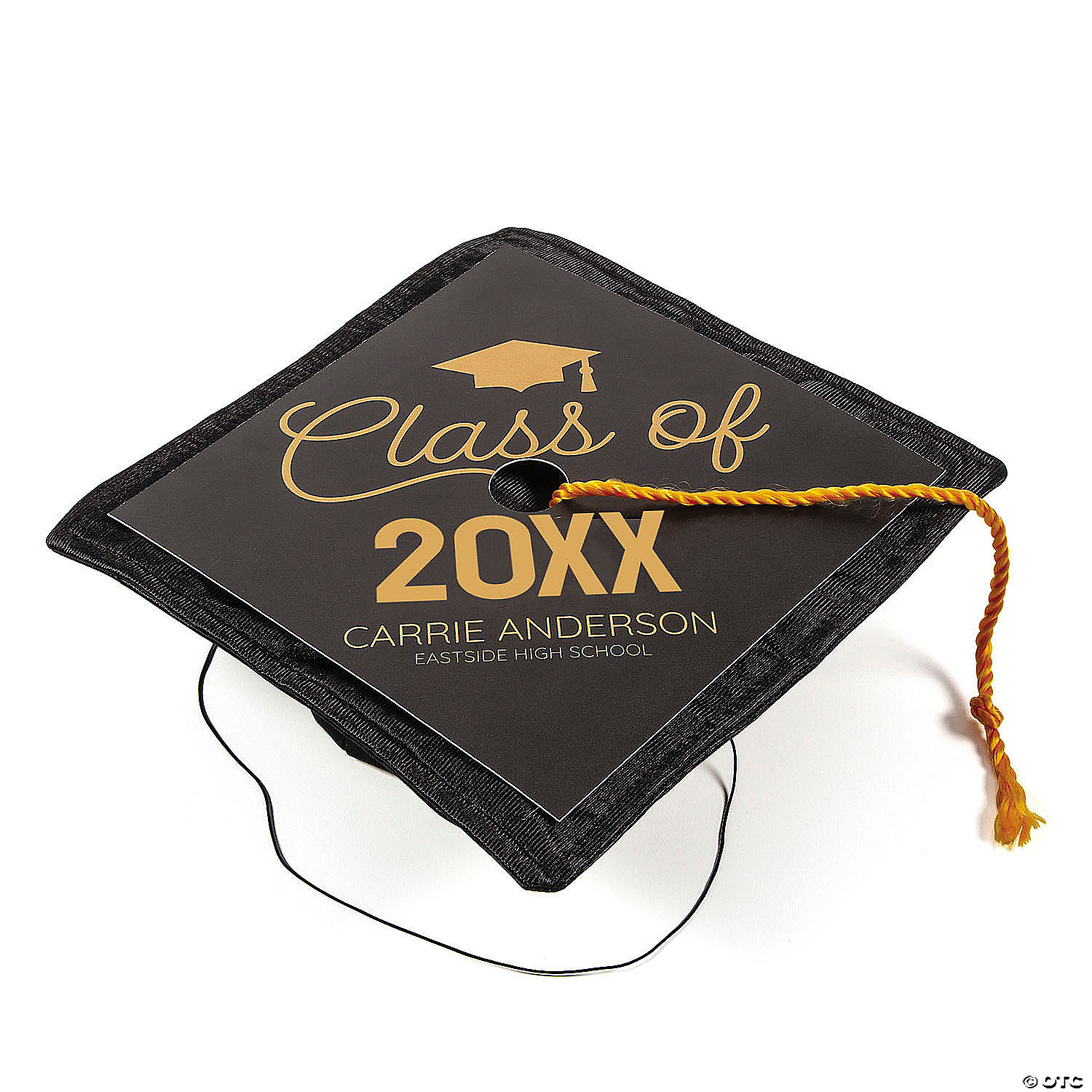 Personalized Class of Graduation Hat Label - Discontinued